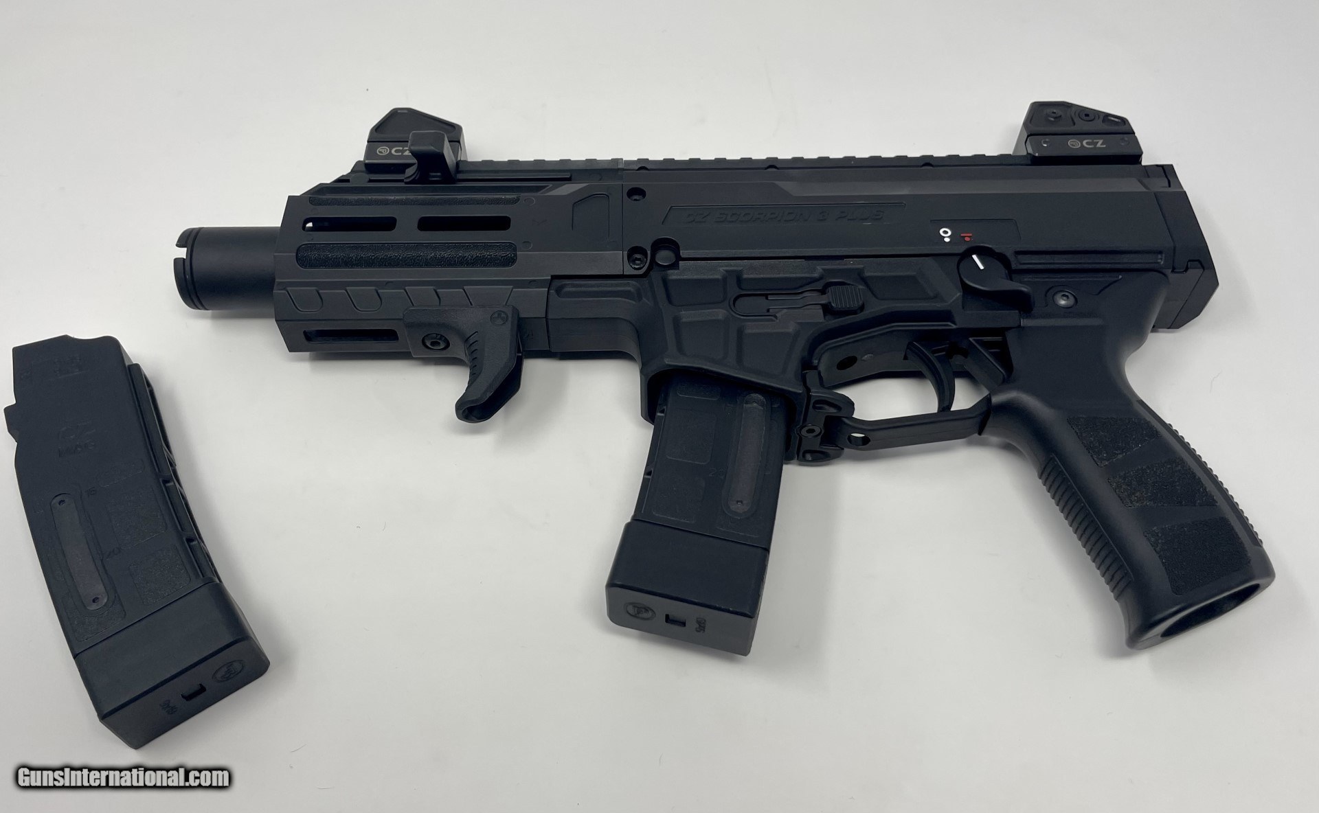 CZ Scorpion Evo 3 Plus 9MM Pistol, 4.2" Barrel, 2 20rd Magazines