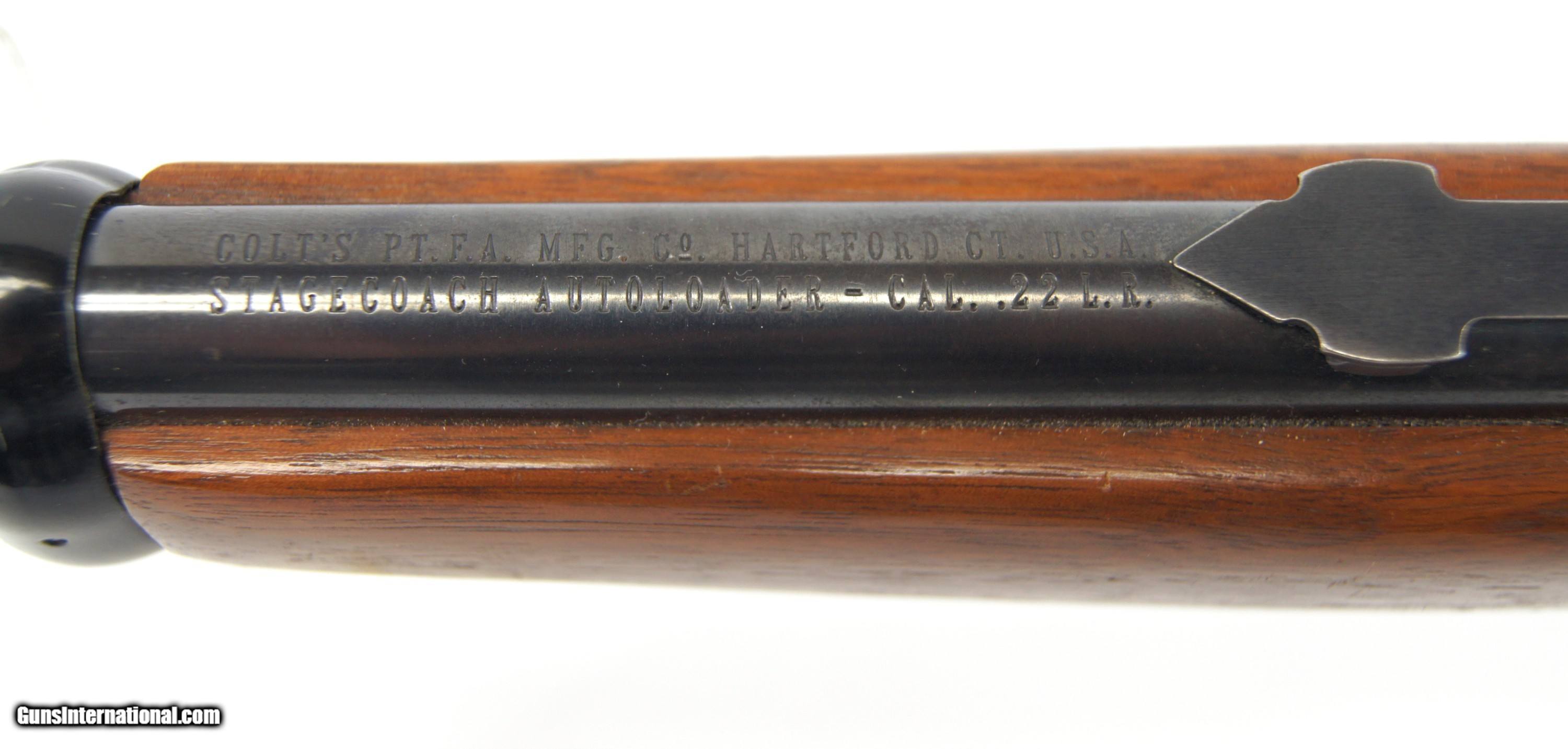 Colt Stagecoach, .22LR Semi-Automatic Rifle
