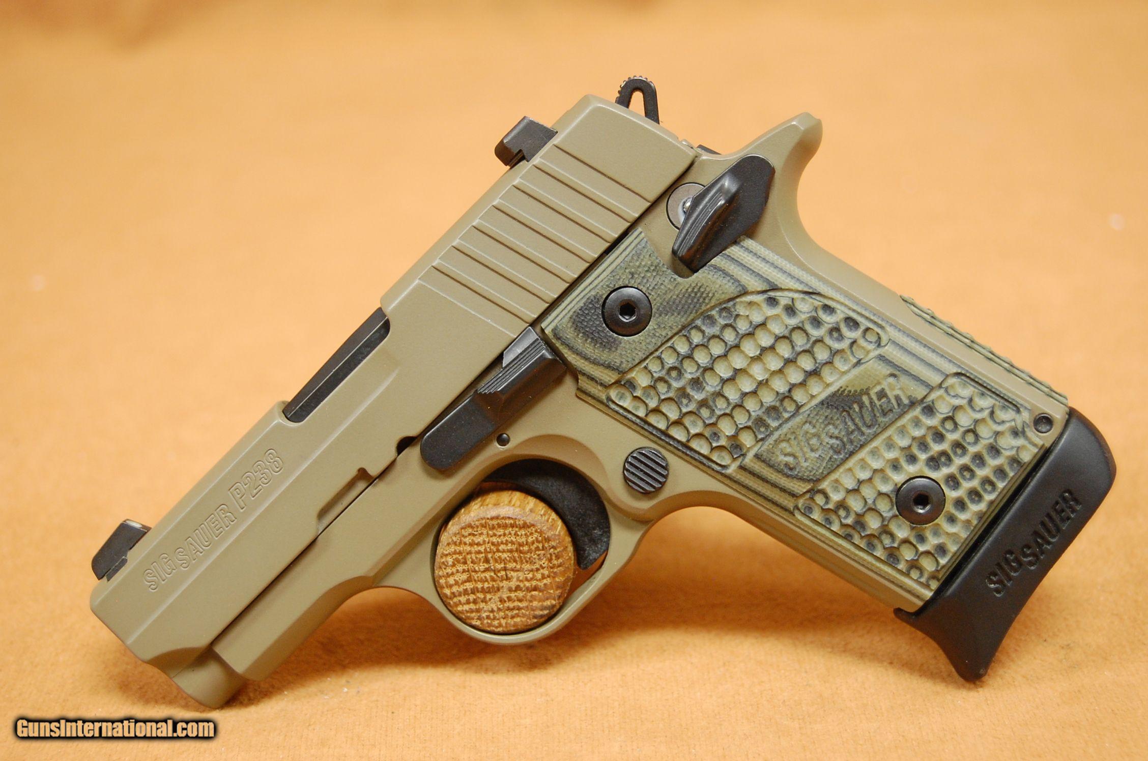 Sig Sauer P238 Scorpion 380 FDE Flat Dark Earth