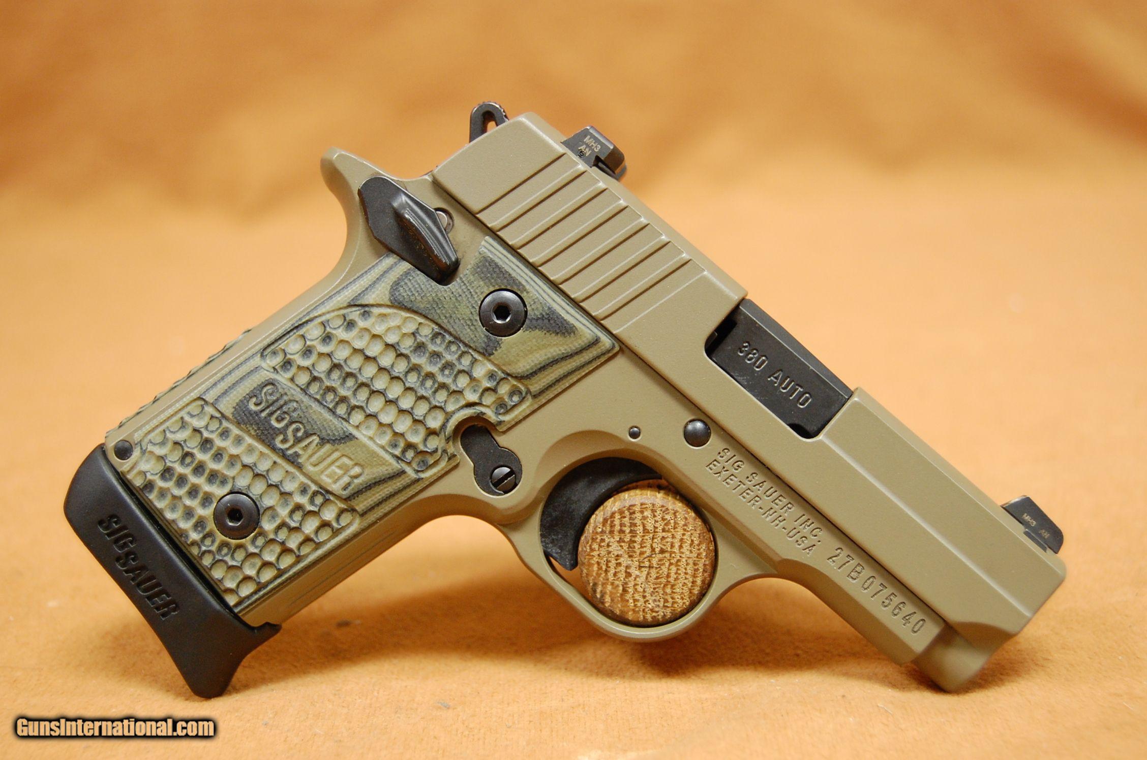 Sig Sauer P238 Scorpion 380 FDE Flat Dark Earth