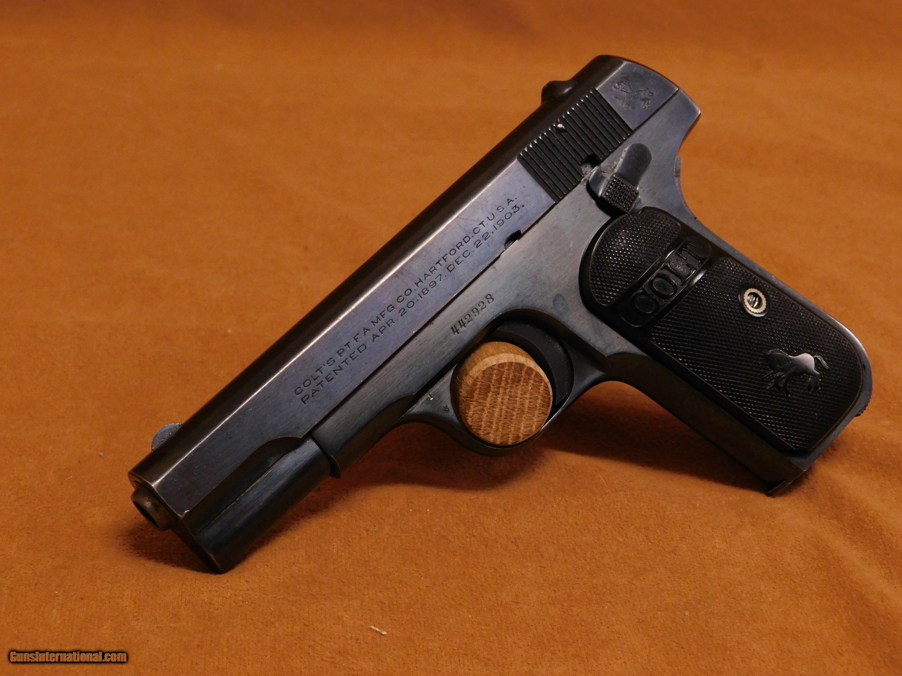 Colt Model 1903 Pocket Hammerless Type III 3 1924