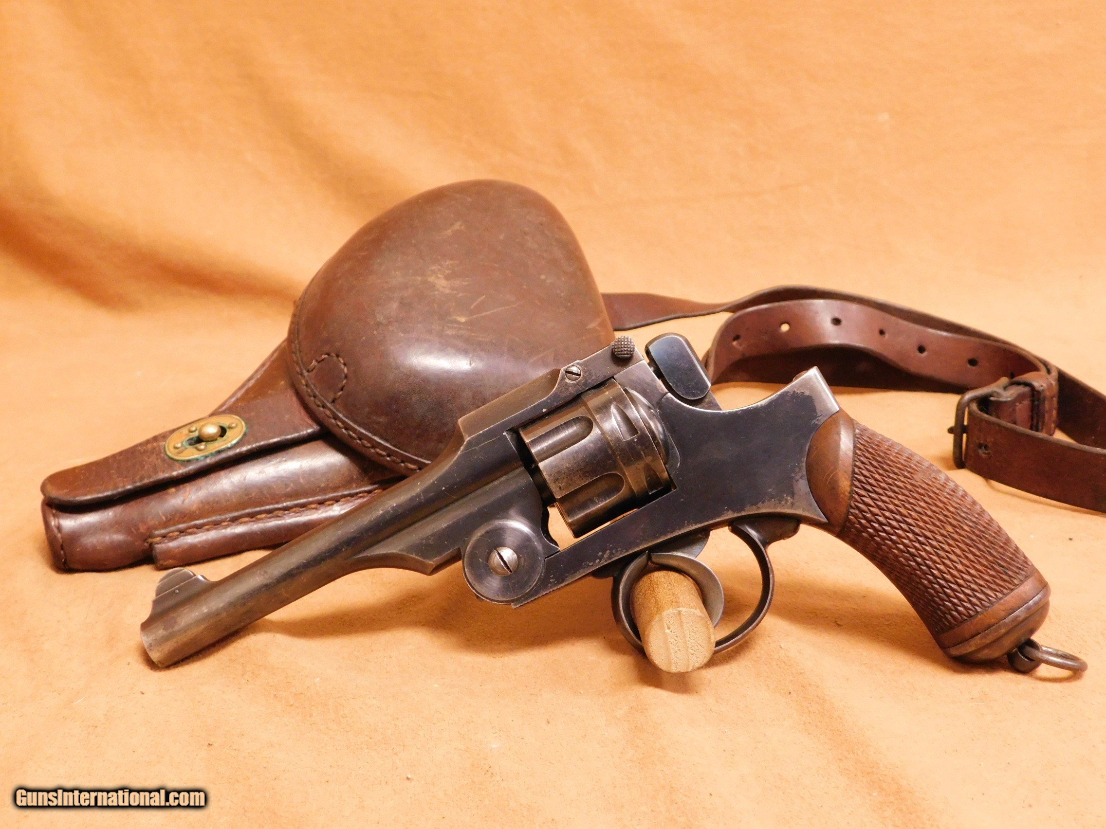 Japanese Army Nagoya Type 26 Revolver with Holster (WW2-era)