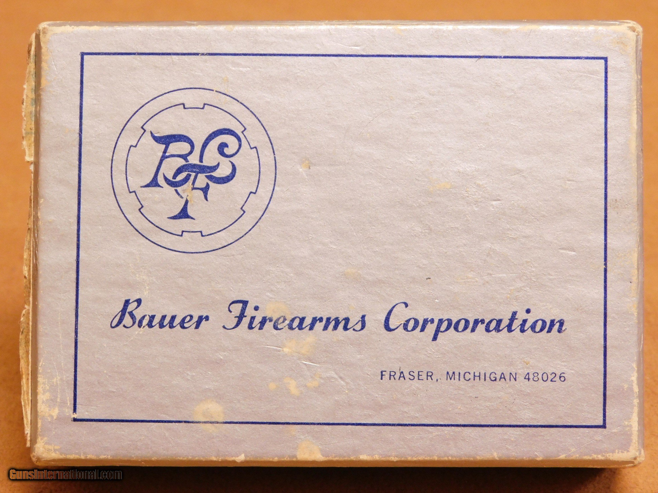 Bauer Firearms Corp. .25 Caliber Automatic Pocket Pistol w/ Box