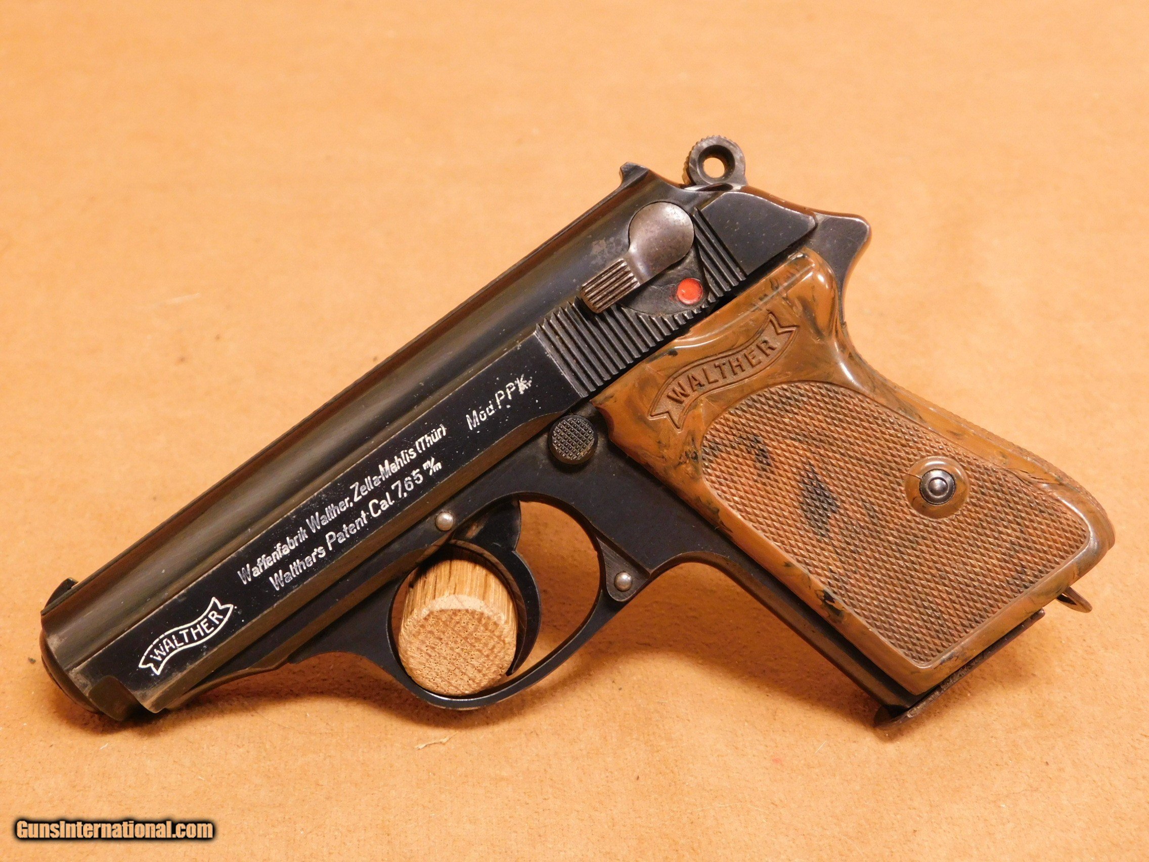 Walther PPK Type 4 (K-Under, SS issue, Book Match, 1939 Nazi German WW2)