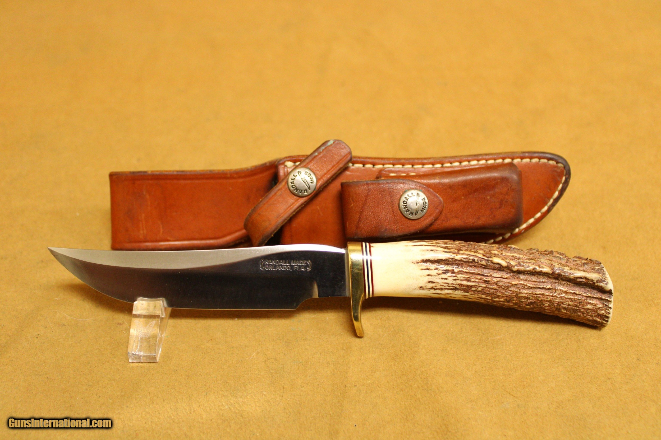 Randall Model 3-5 Hunter (Stag Handle, Carbon Steel, 5-inch blade)