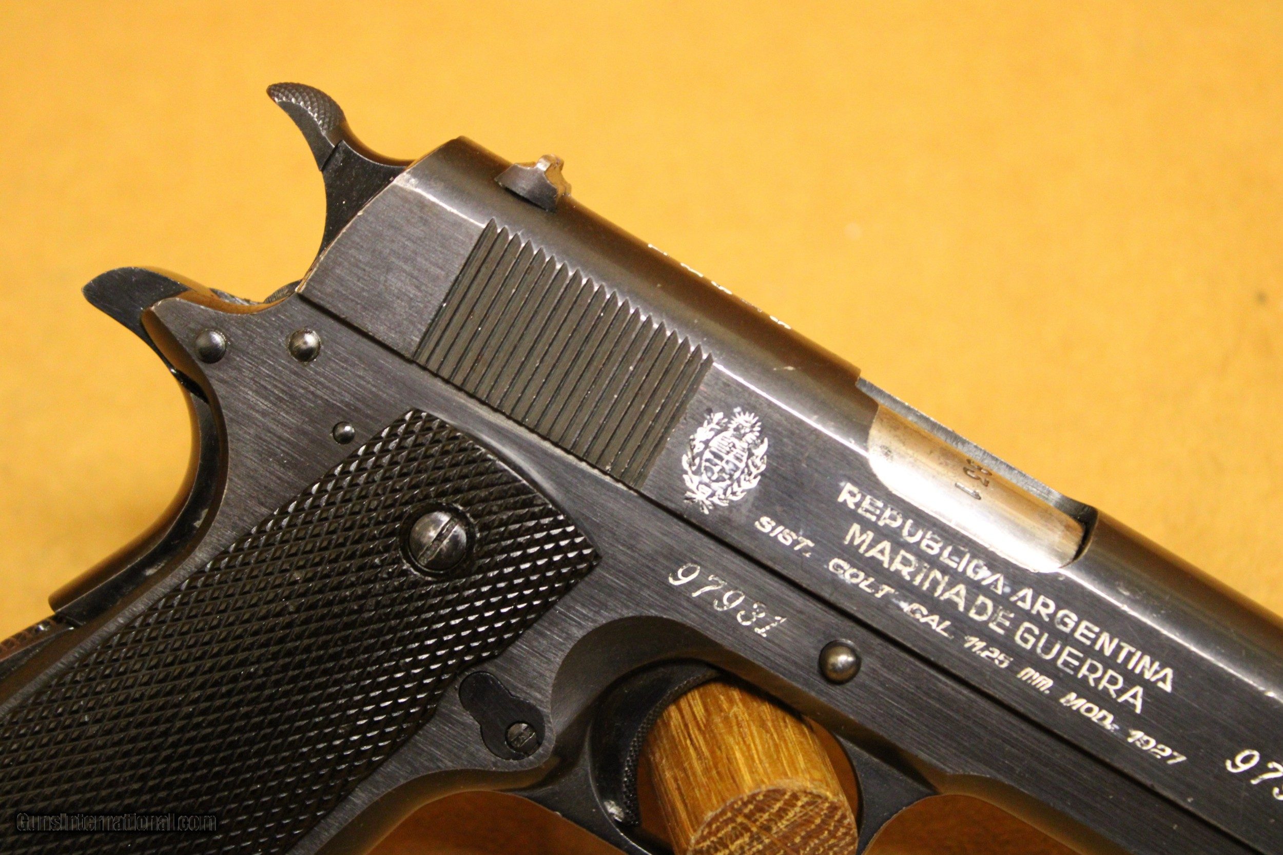 Argentine Navy Modelo 1927 / Colt 1911A1 (45 ACP, C&R OK) Argentina