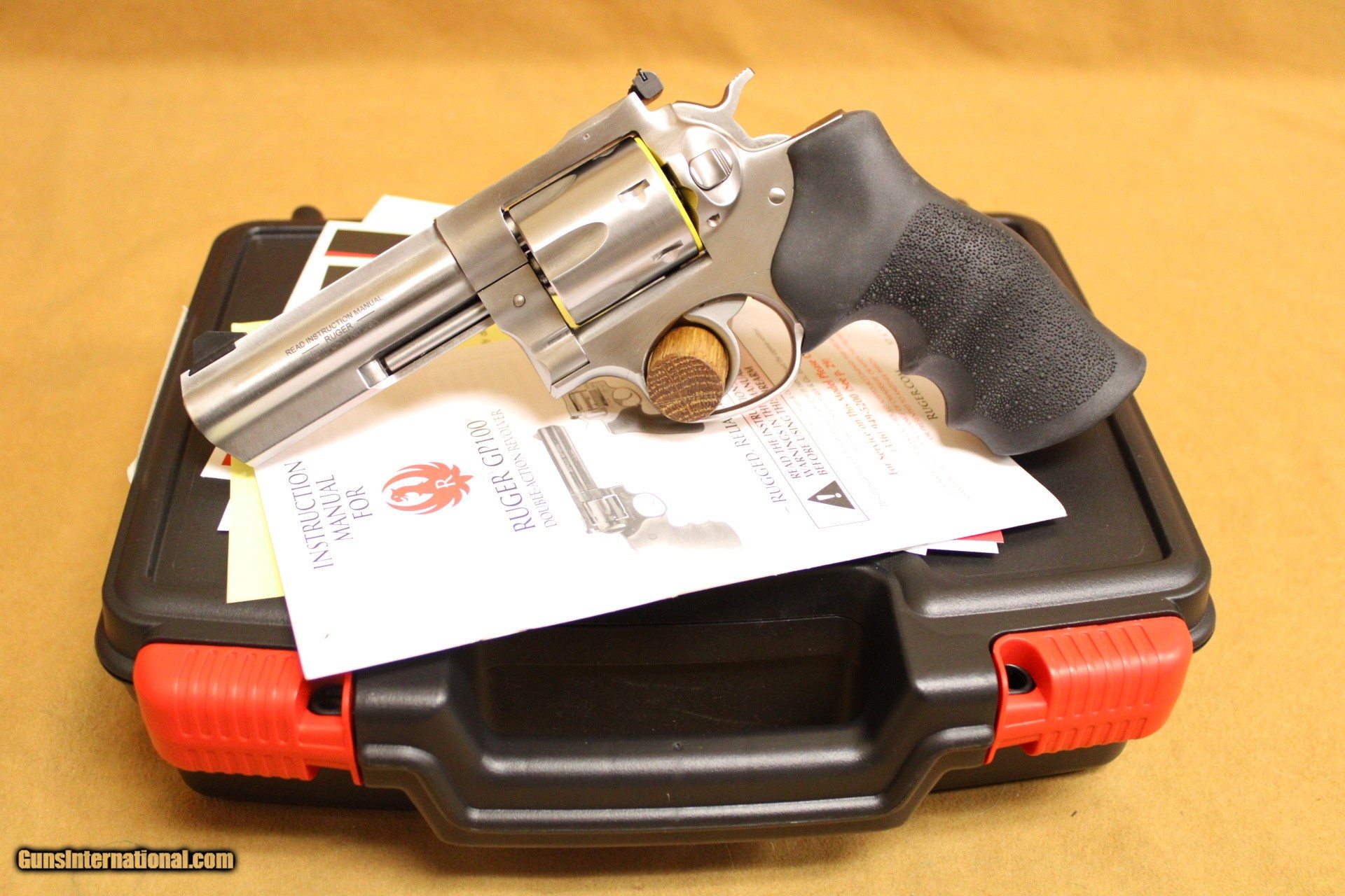 NICE Ruger GP100 (357 Magnum, 4.2-inch, Stainless Black) 1705