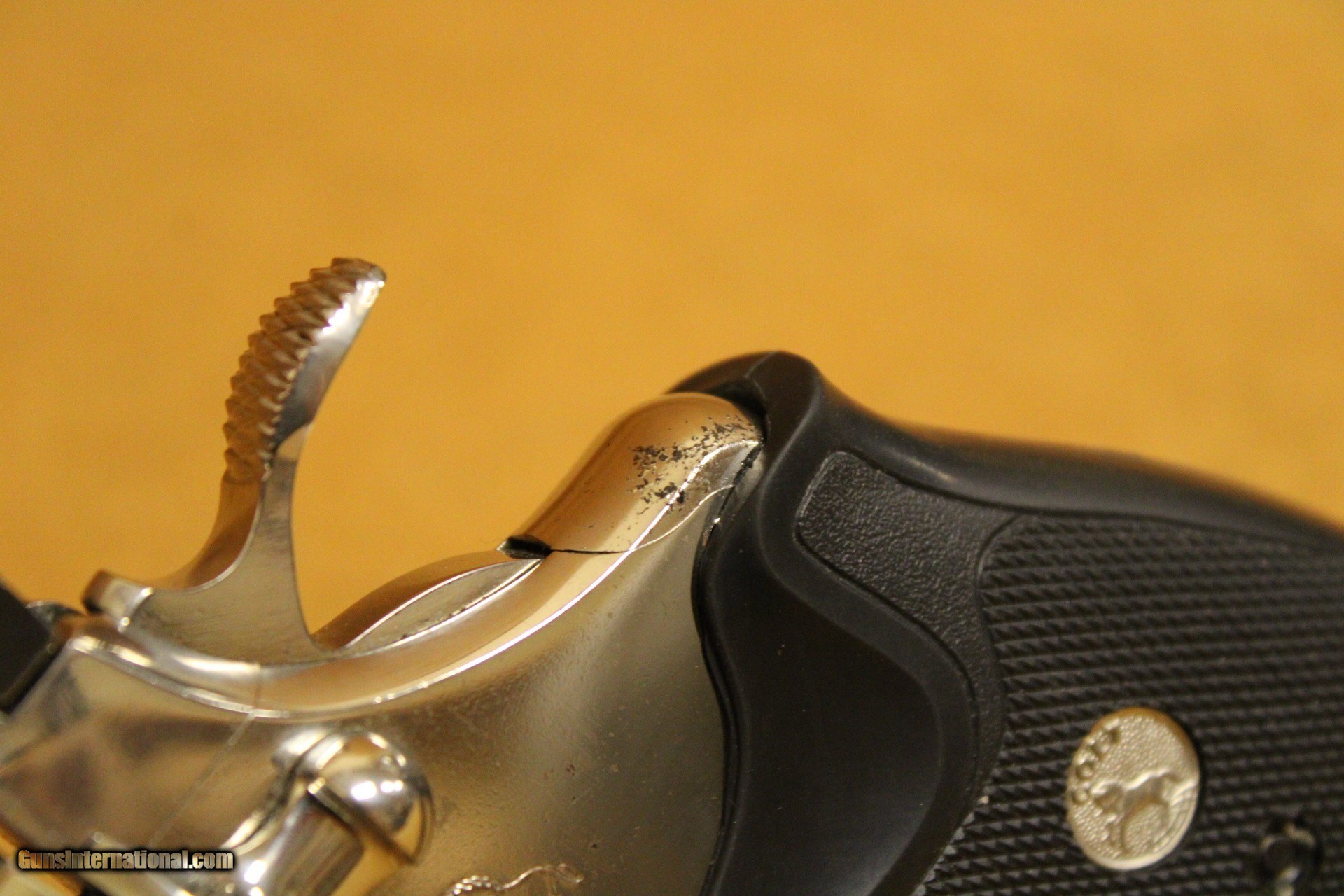 Vintage Colt Python (Nickel, 357 Magnum, 4-inch, Mfg 1977)