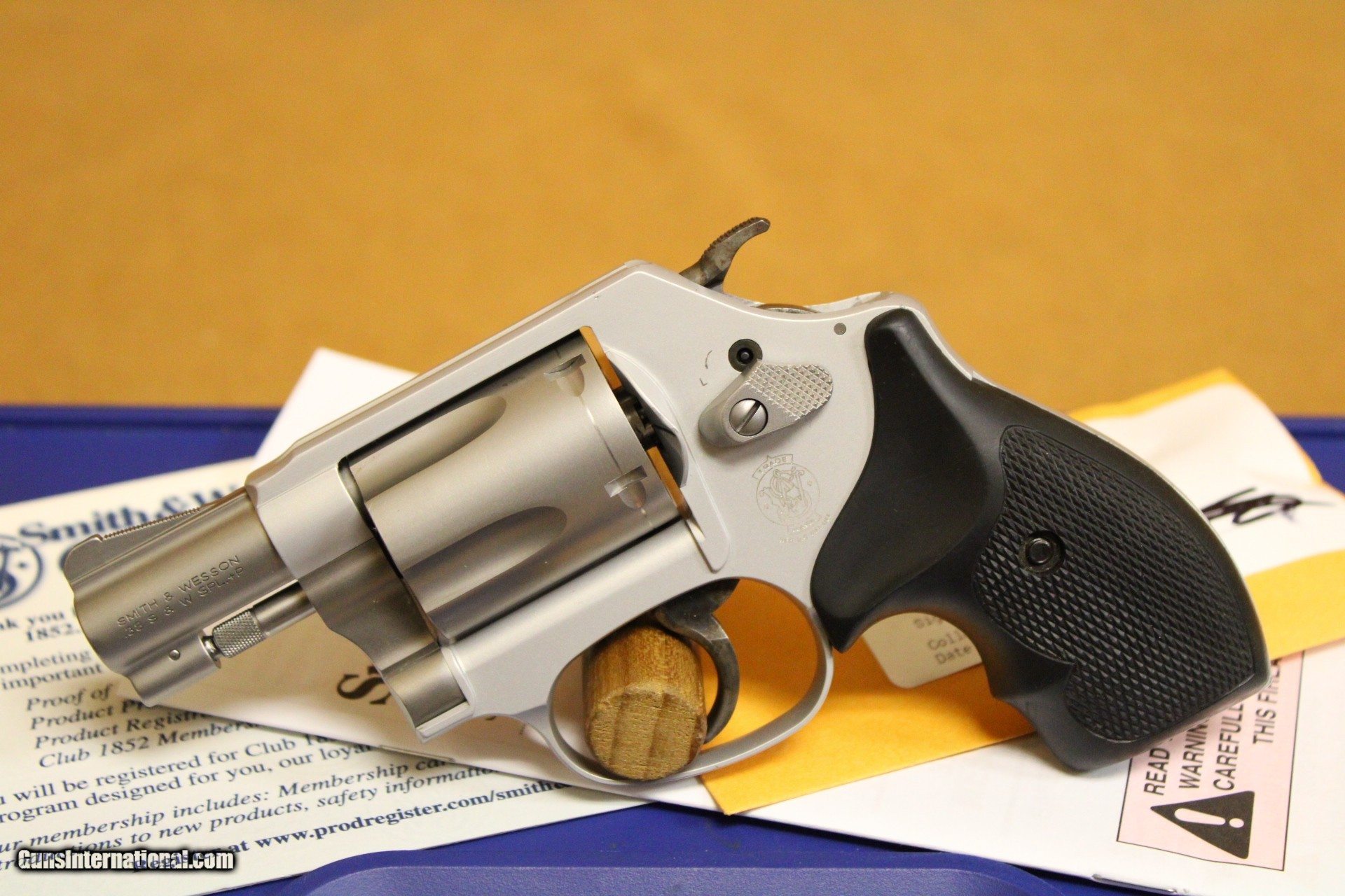 Smith and Wesson 637 .38 Special +P Airweight Revolver 163050 S&W