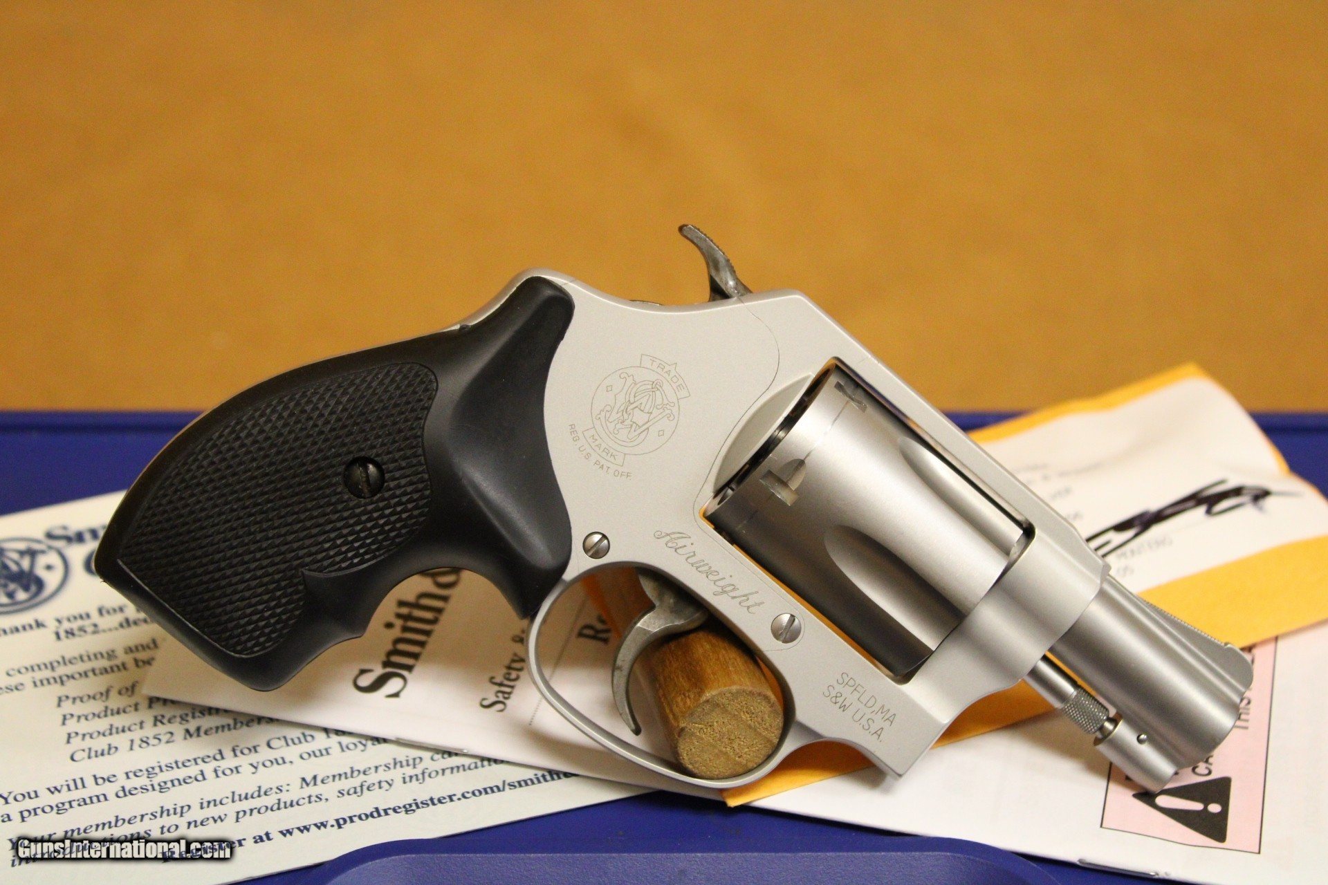Smith and Wesson 637 .38 Special +P Airweight Revolver 163050 S&W