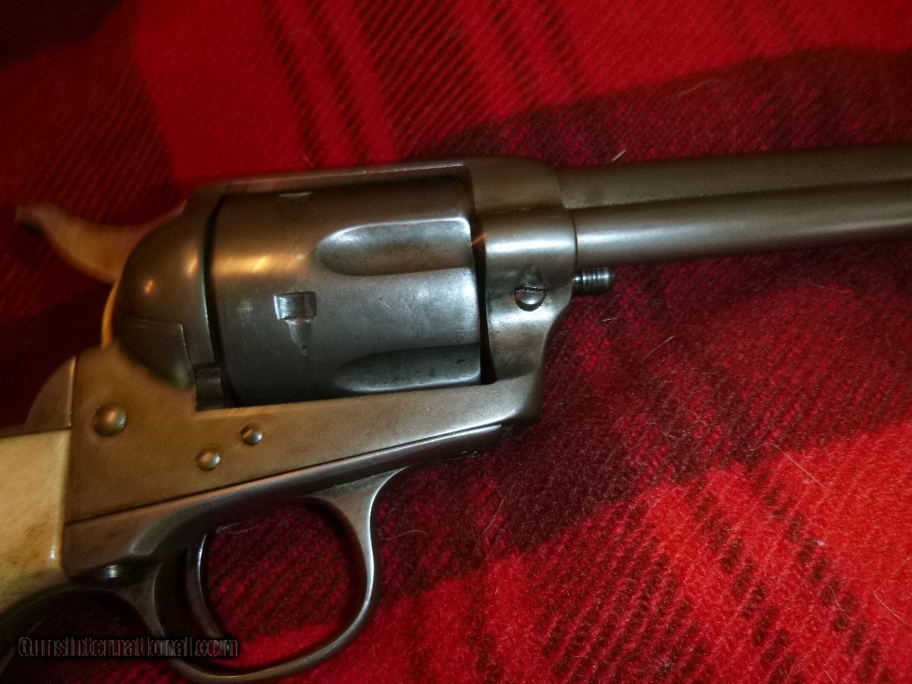 Colt SAA .45 Colt 4&3/4" First Gen Stag grips