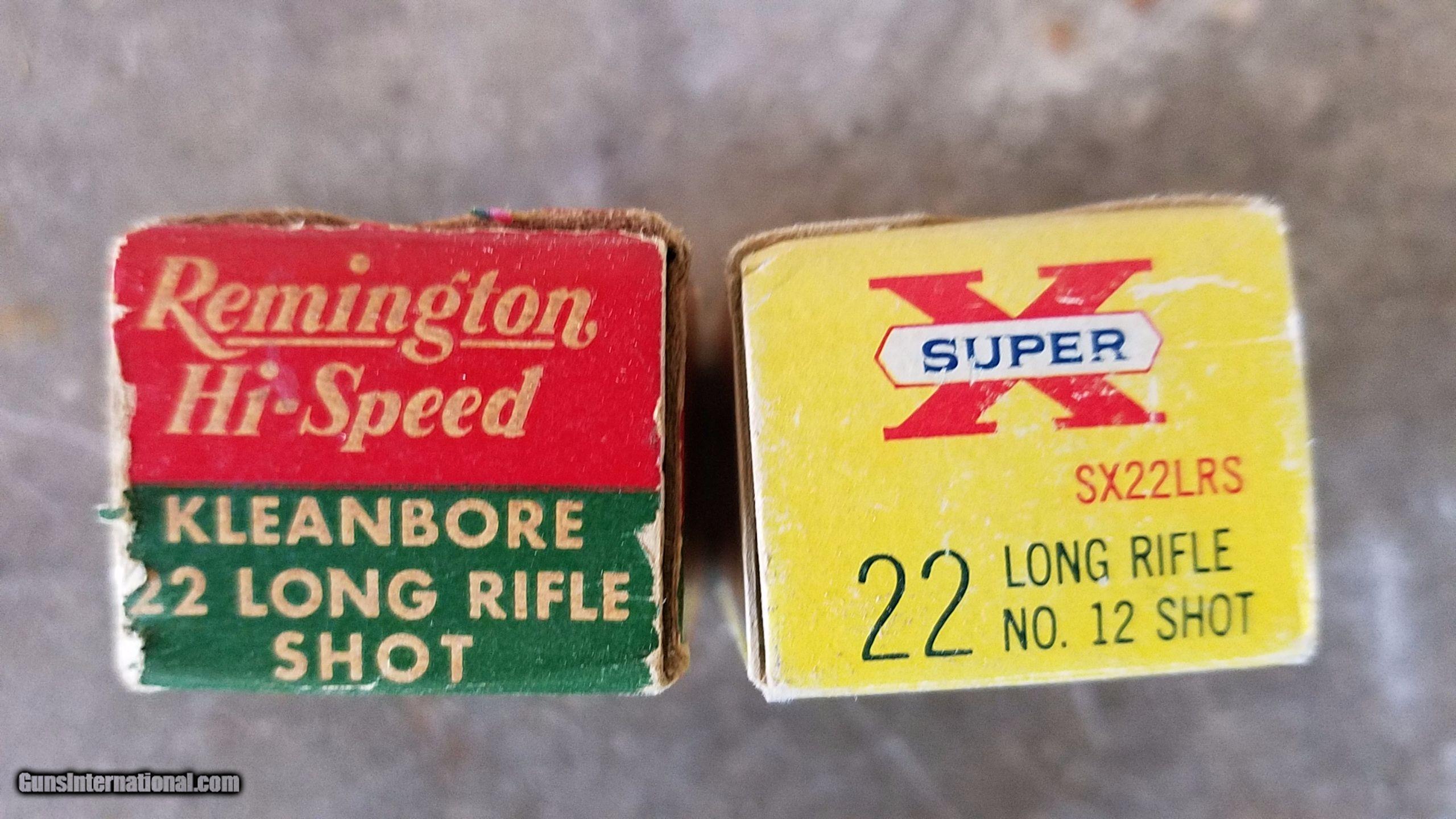 Remington & Winchester Vintage 22 Ammo..11 varied full boxes..