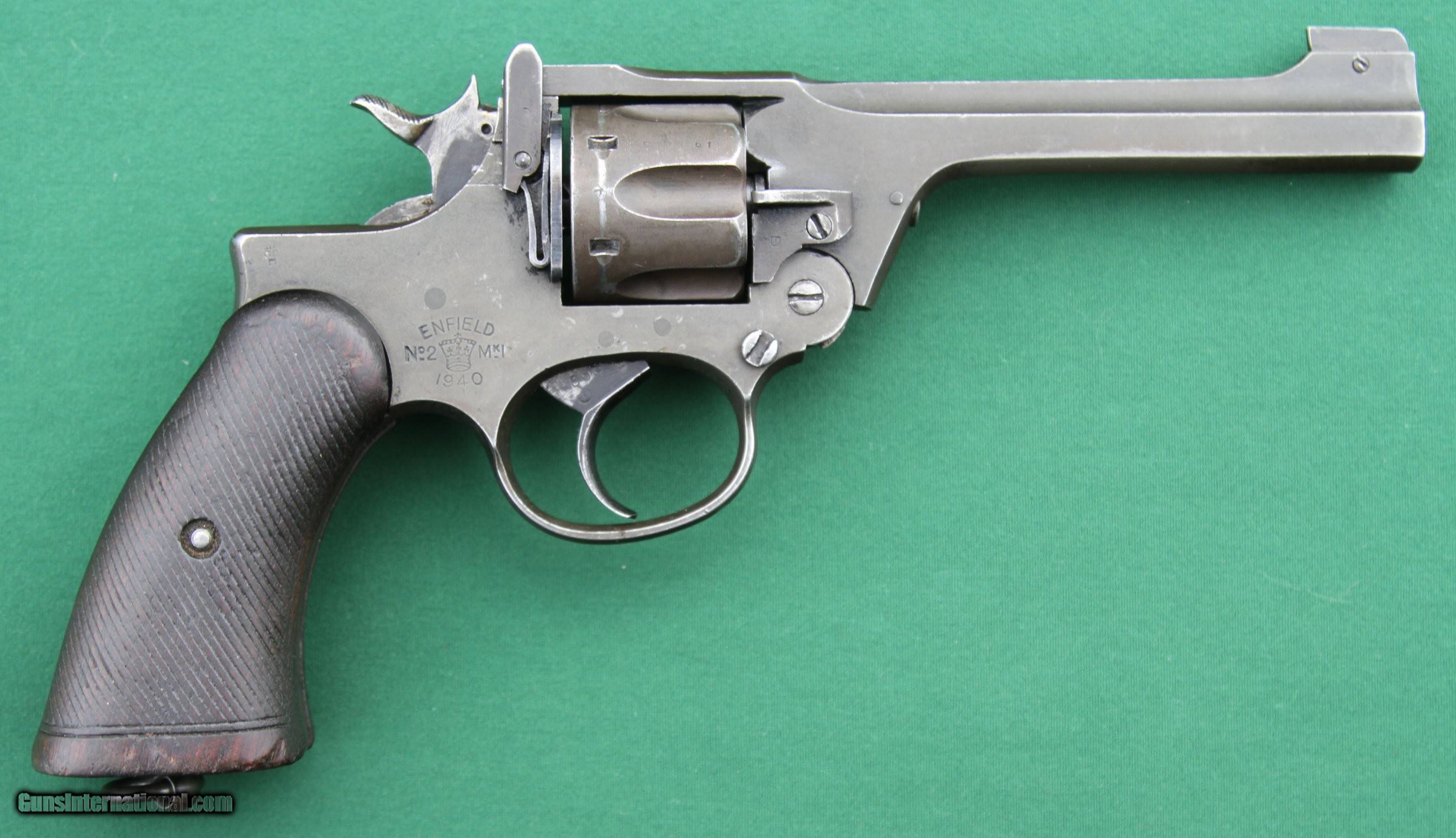 Enfield No. 2, Mark I*, .38 S&W, Service Revolver - Manufactured in ...