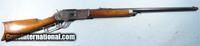 WINCHESTER MODEL 1876 LEVER ACTION .45-75 CAL. 28” OCTAGON BARREL RIFLE ...
