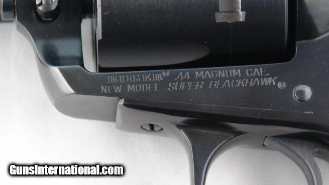 1985 RUGER NEW MODEL SUPER BLACKHAWK BISLEY .44 MAGNUM 5 1/2" S.A ...
