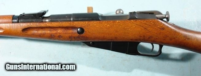 POLISH MOSIN NAGANT TYPE 44 OR M44 6.62X54R CARBINE W/ FOLDING BAYONET.