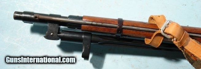 POLISH MOSIN NAGANT TYPE 44 OR M44 6.62X54R CARBINE W/ FOLDING BAYONET.