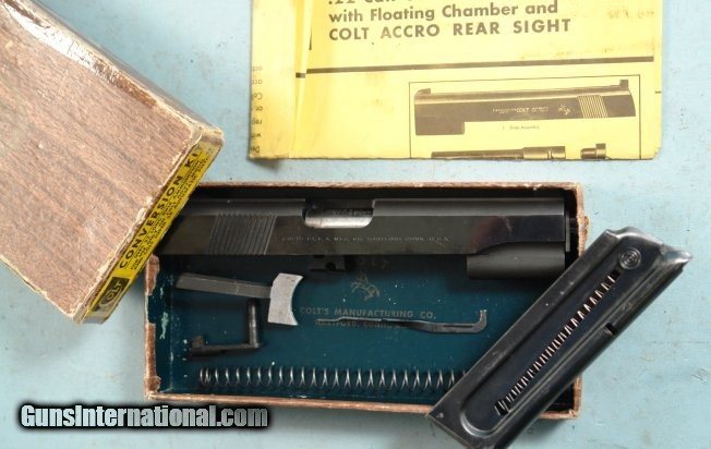 VINTAGE COLT ACE CONVERSION UNIT (.22LR) FOR 1911 OR 1911-A1 IN ...