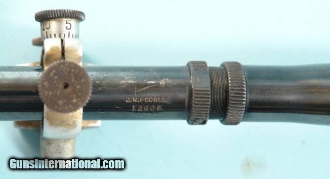 VINTAGE J.W. FECKER WOODCHUCKER TELESCOPIC SCOPE.