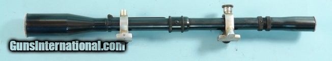 VINTAGE J.W. FECKER WOODCHUCKER TELESCOPIC SCOPE.