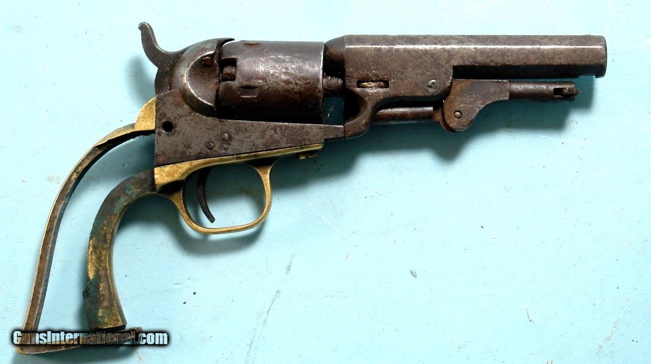 ORIGINAL COLT MODEL 1849 PERCUSSION 4” POCKET REVOLVER PARTS GUN