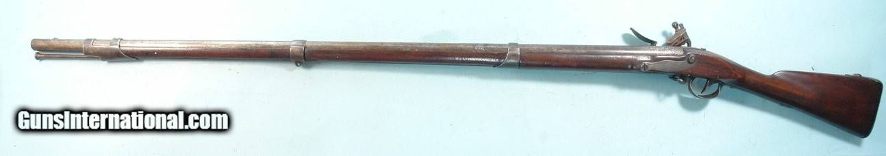 WAR OF 1812 SPRINGFIELD U.S. MODEL 1795 TYPE II FLINTLOCK MUSKET DATED ...