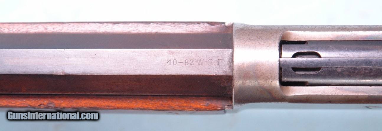 WINCHESTER MODEL 1886 LEVER ACTION .40-82 CAL. OCTAGON 26” RIFLE MFG. 1893.