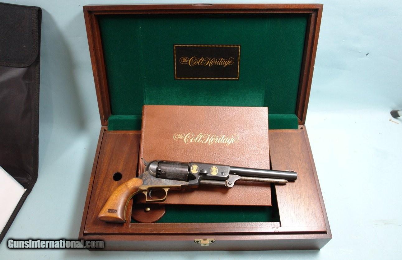 CASED COLT HERITAGE .44 CAL. PERCUSSION WALKER MODEL 1847 COMMEMORATIVE ...