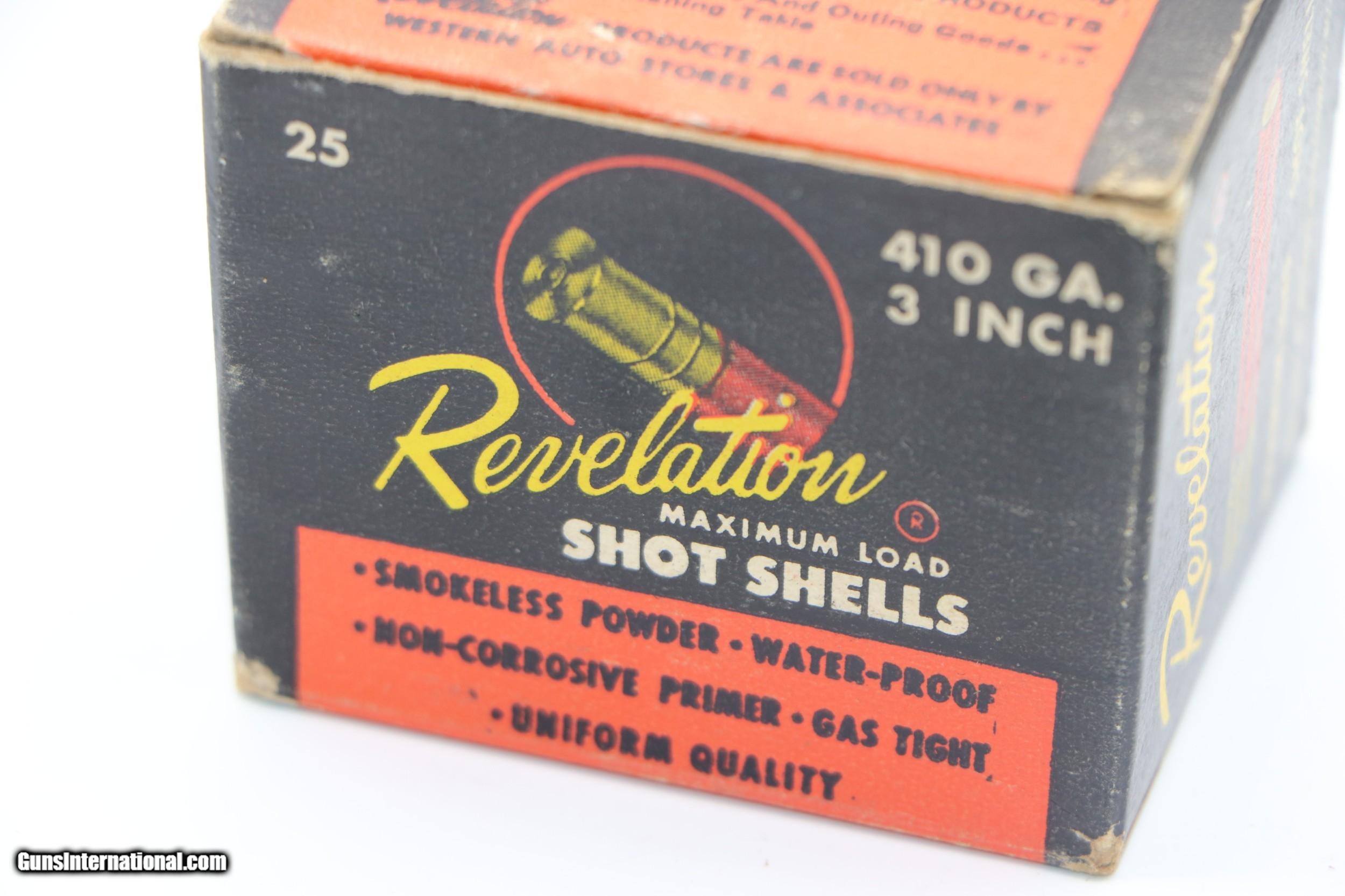 Revelation .410 3" (by Western Auto) Full Correct Box