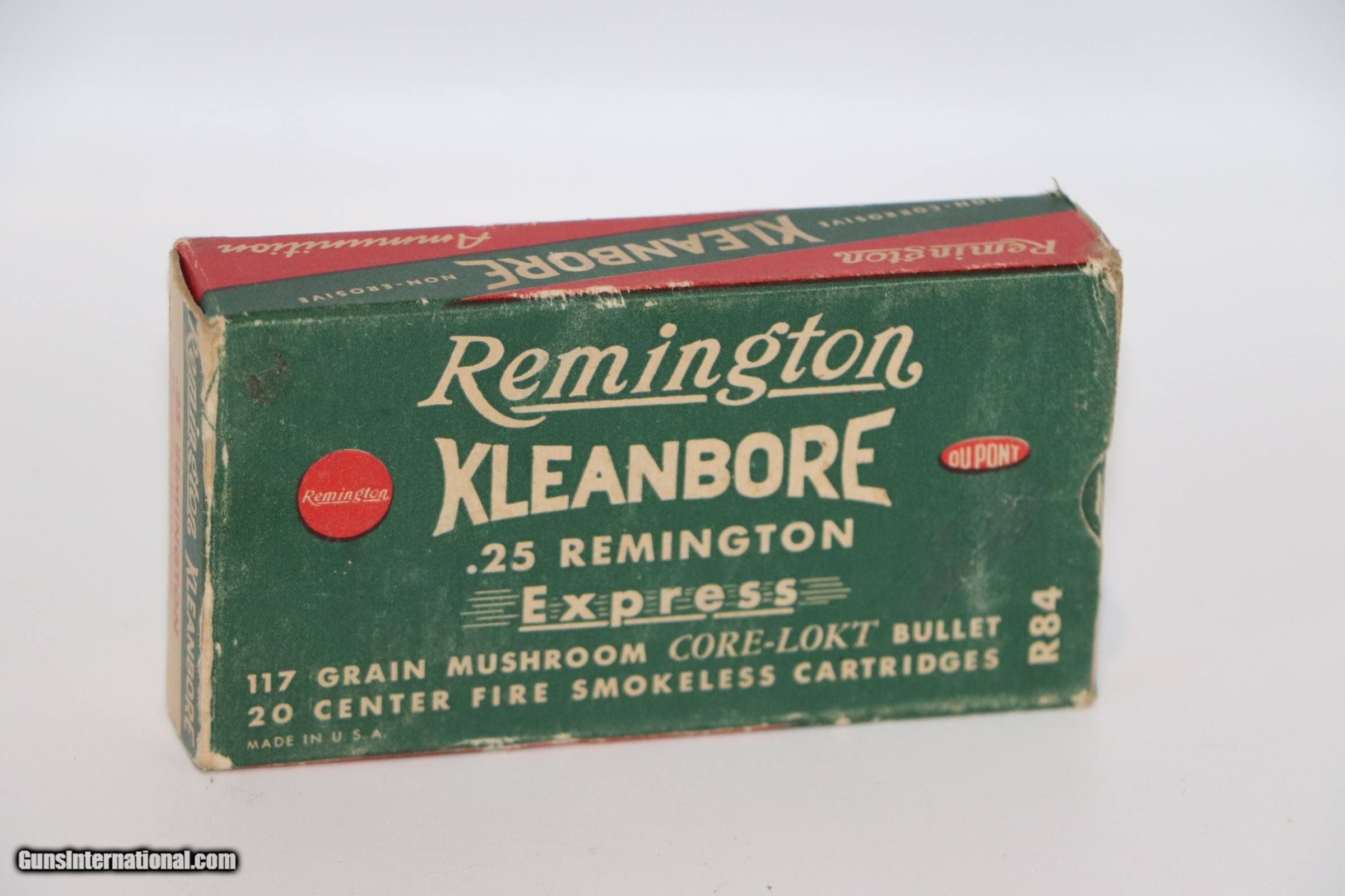 Remington Kleanbore .25 Remington 117 Gr. Mushroom Core-Lokt - 20 rounds