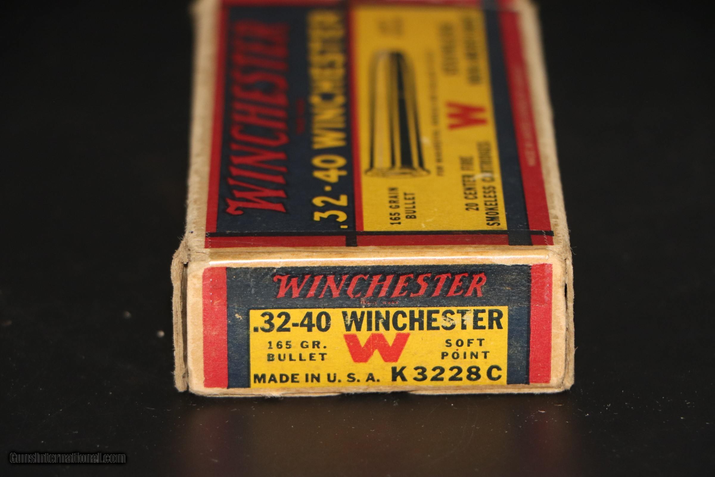 Winchester 32-40 SP - 20 Correct Rounds
