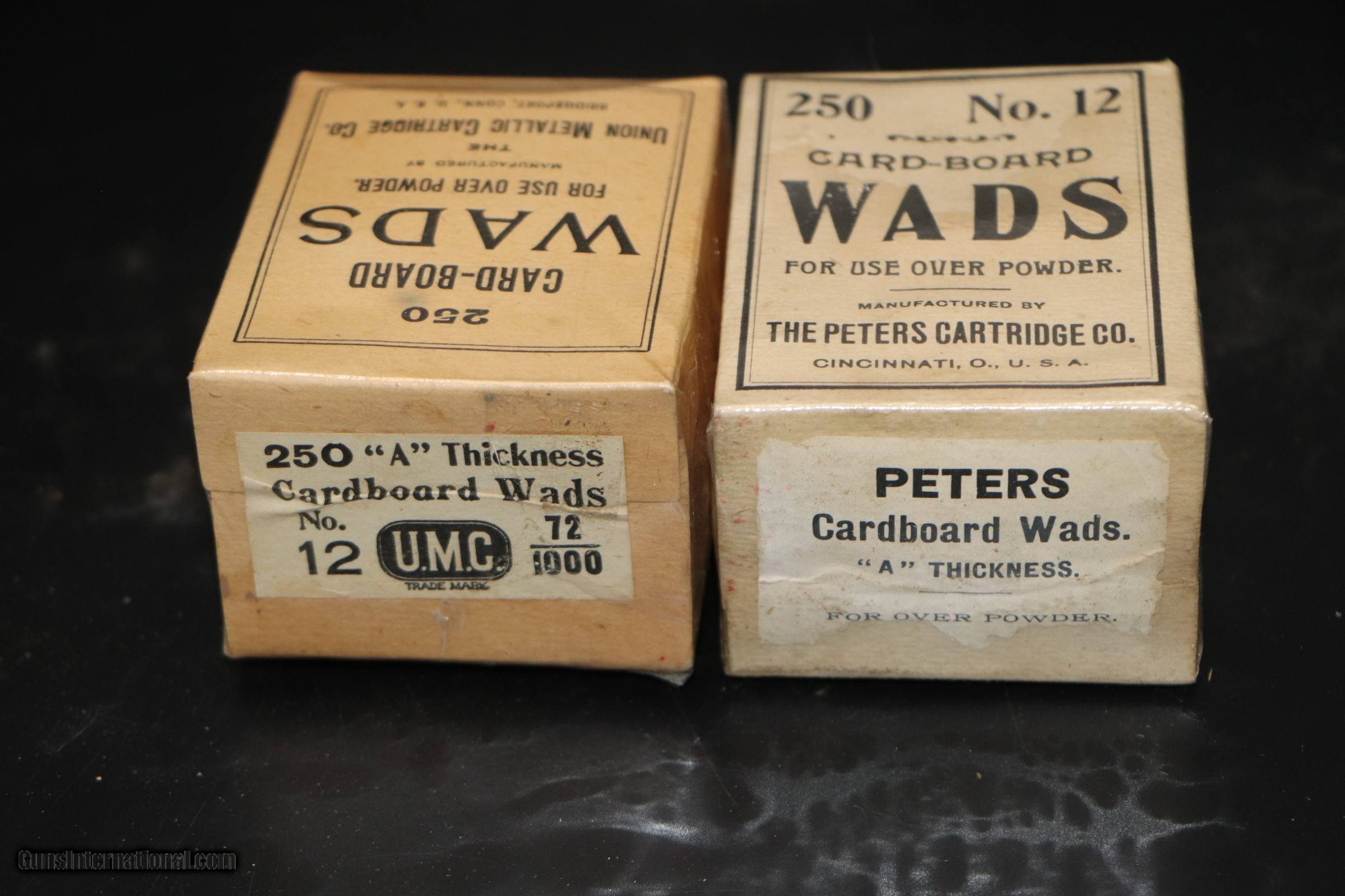 UMC & Peters Vintage No. 12 Cardboards Wads - Full