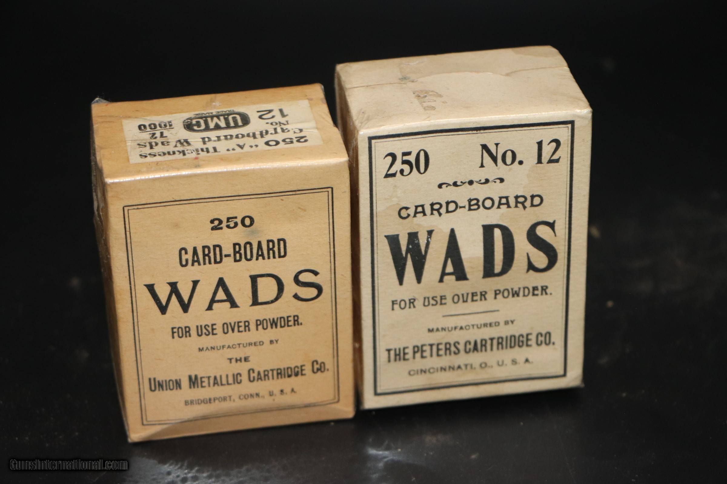 UMC & Peters Vintage No. 12 Cardboards Wads - Full