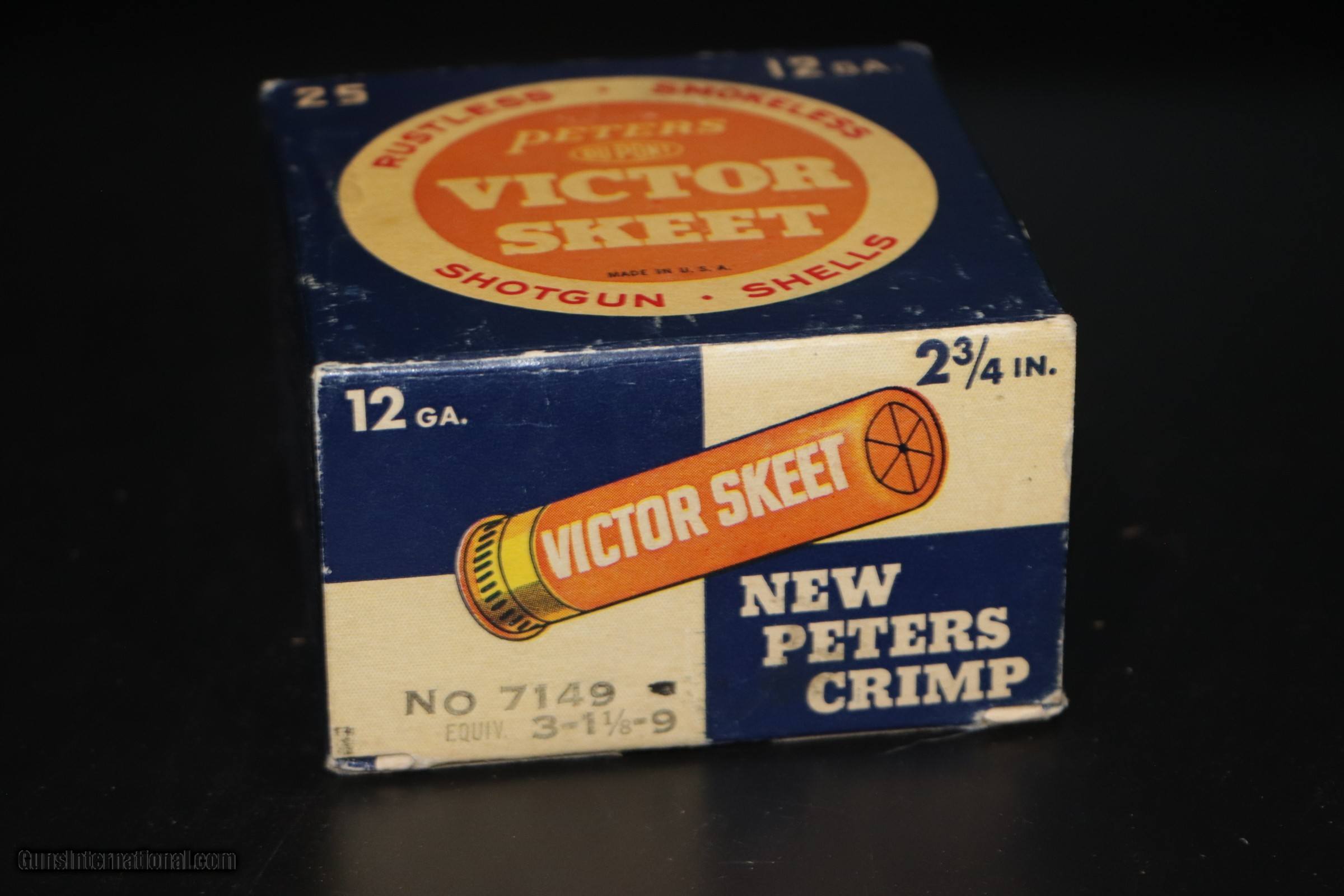 Peters Victor 12 Ga. Skeet - 25 Paper Shot Shells