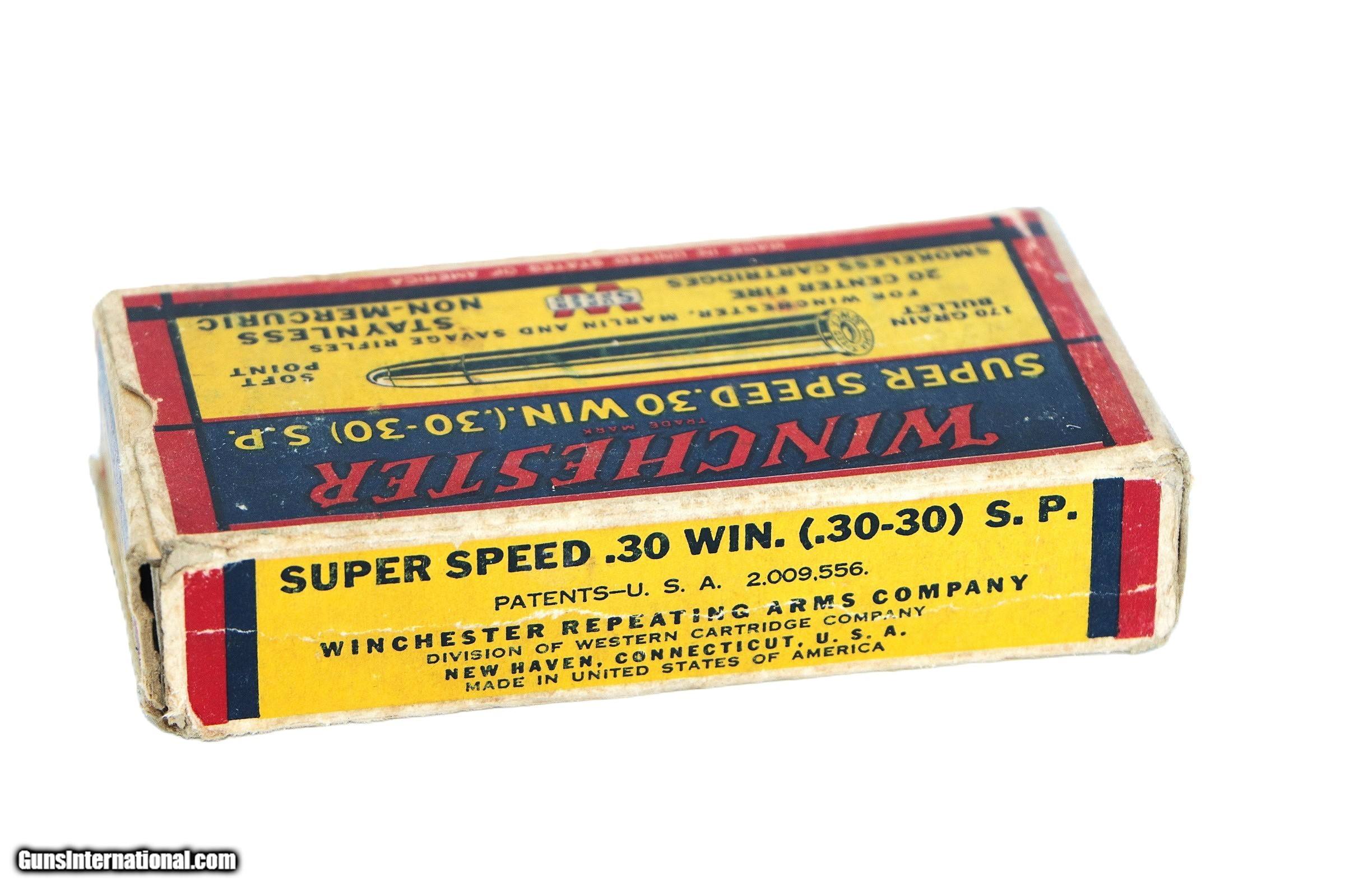 Winchester Super Speed .30 Win (30-30) 170 Gr. SP - 20 Rounds