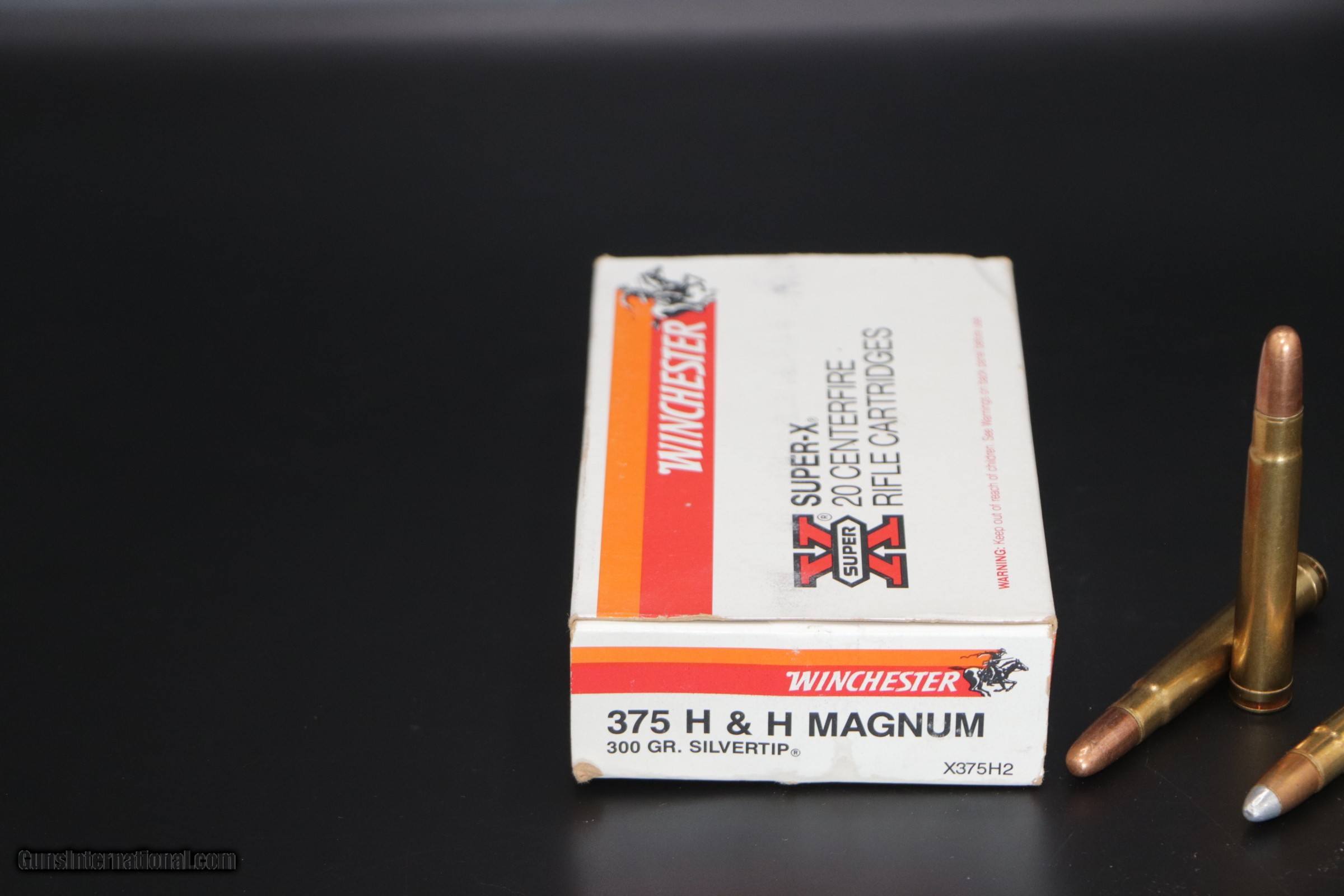 Winchester 375 H&H Magnum 300 Gr. Silvertip - 20 rounds (mixed0
