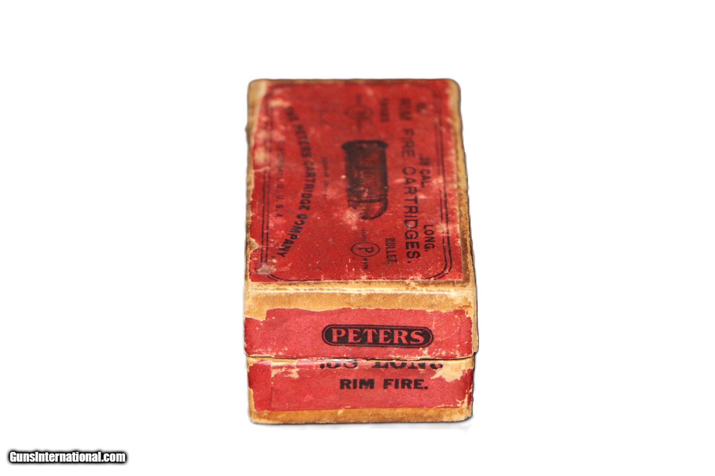 Peters. .38 L RF Black Powder Box - Partial 35 Rounds