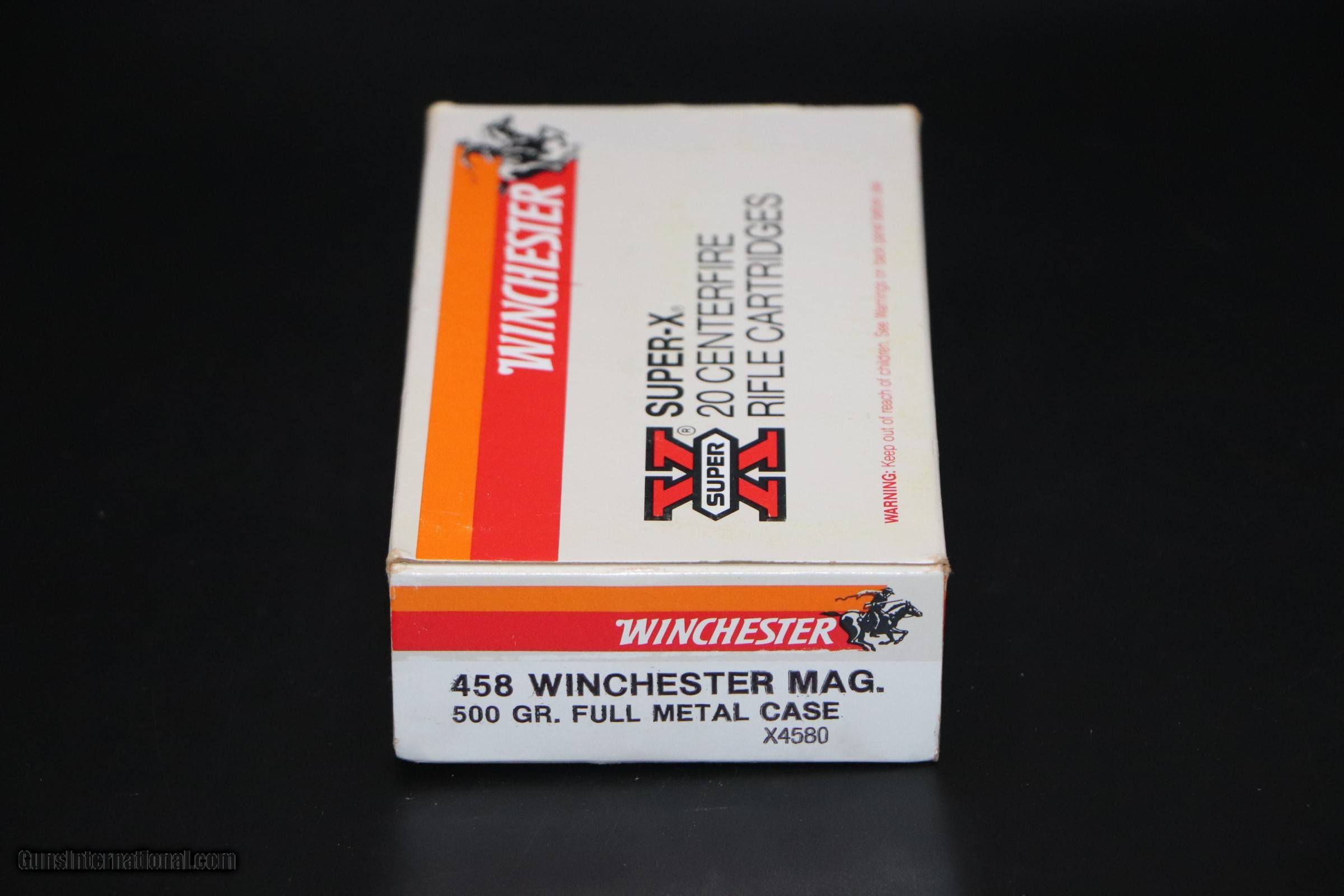 Winchester 458 Winchester Mag 500 Gr. FMC - 20 Rounds