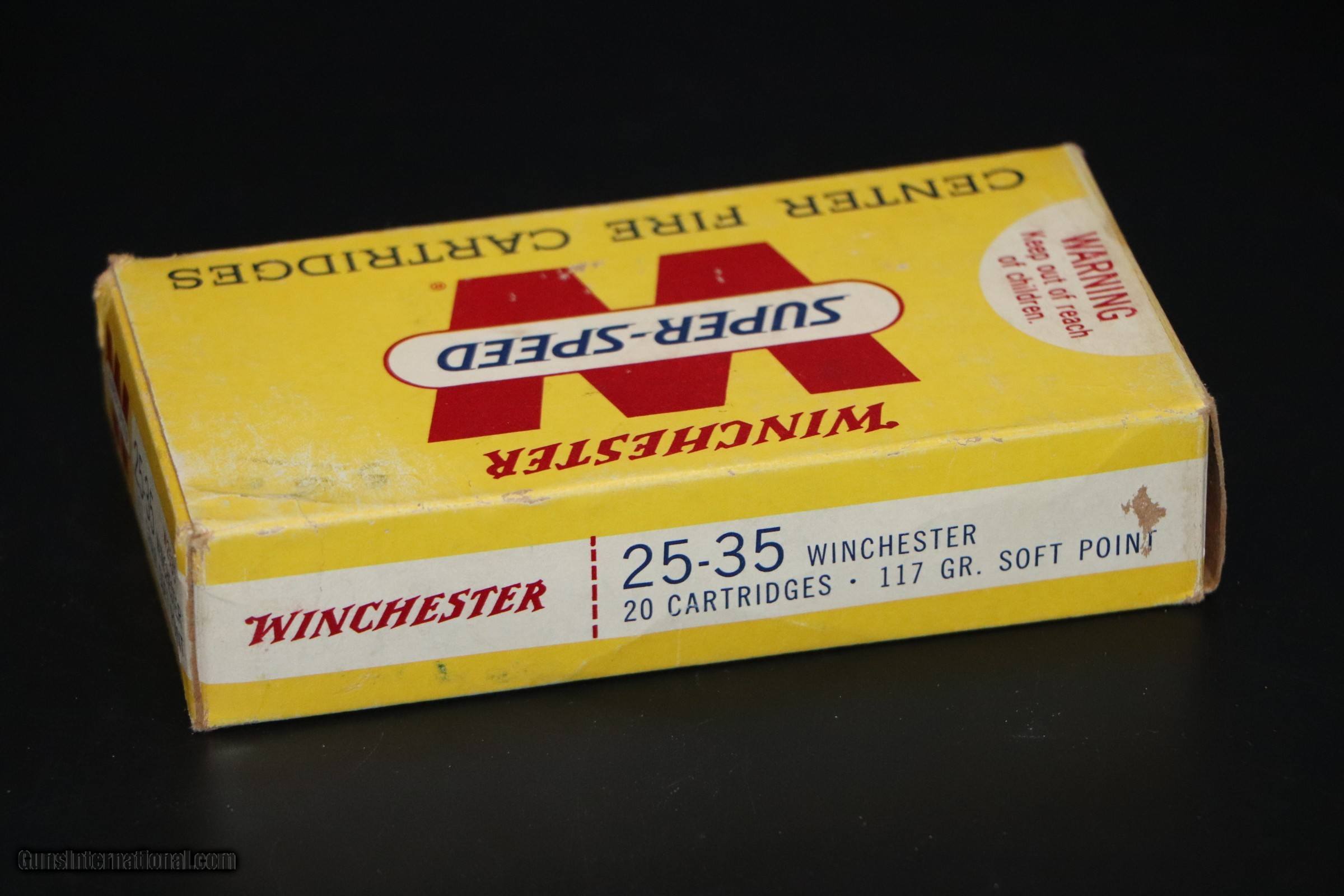 Winchester Super Speed 25-35 Win 117 Gr. SP - 20 Rds