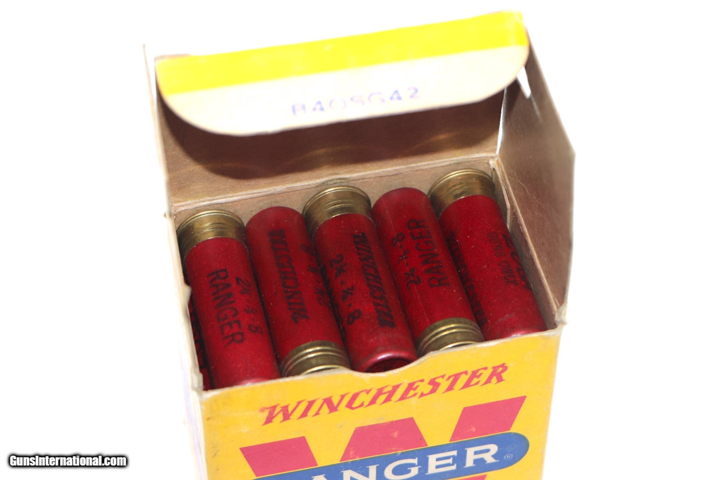 Winchester Ranger 20 Gauge Size 8 Shot Shells - 25 rounds