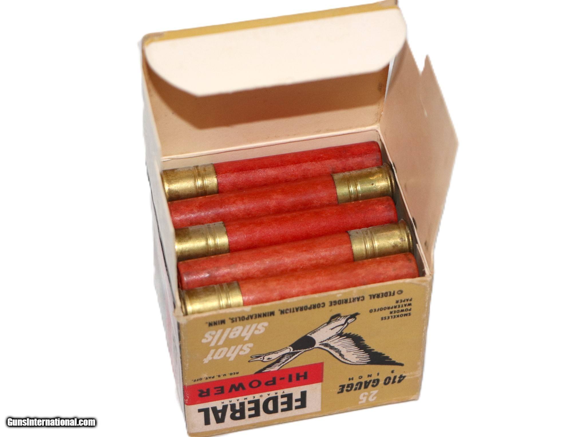 Federal HP .410 Gauge 3" Paper Shot Shells - 25 Rounds