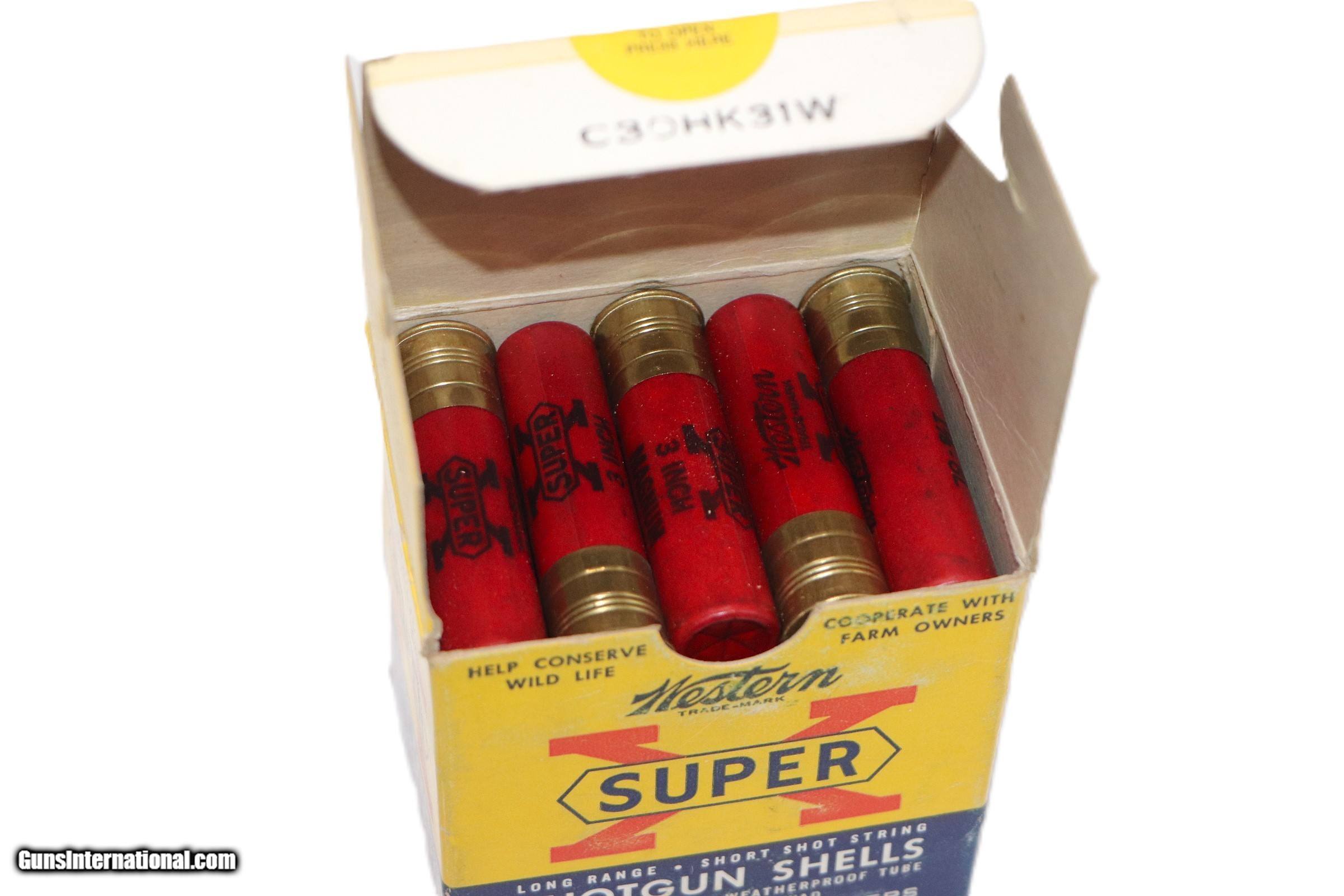 Western Super-X 20 Gauge 3" Paper Shot Shells - 25 Rds