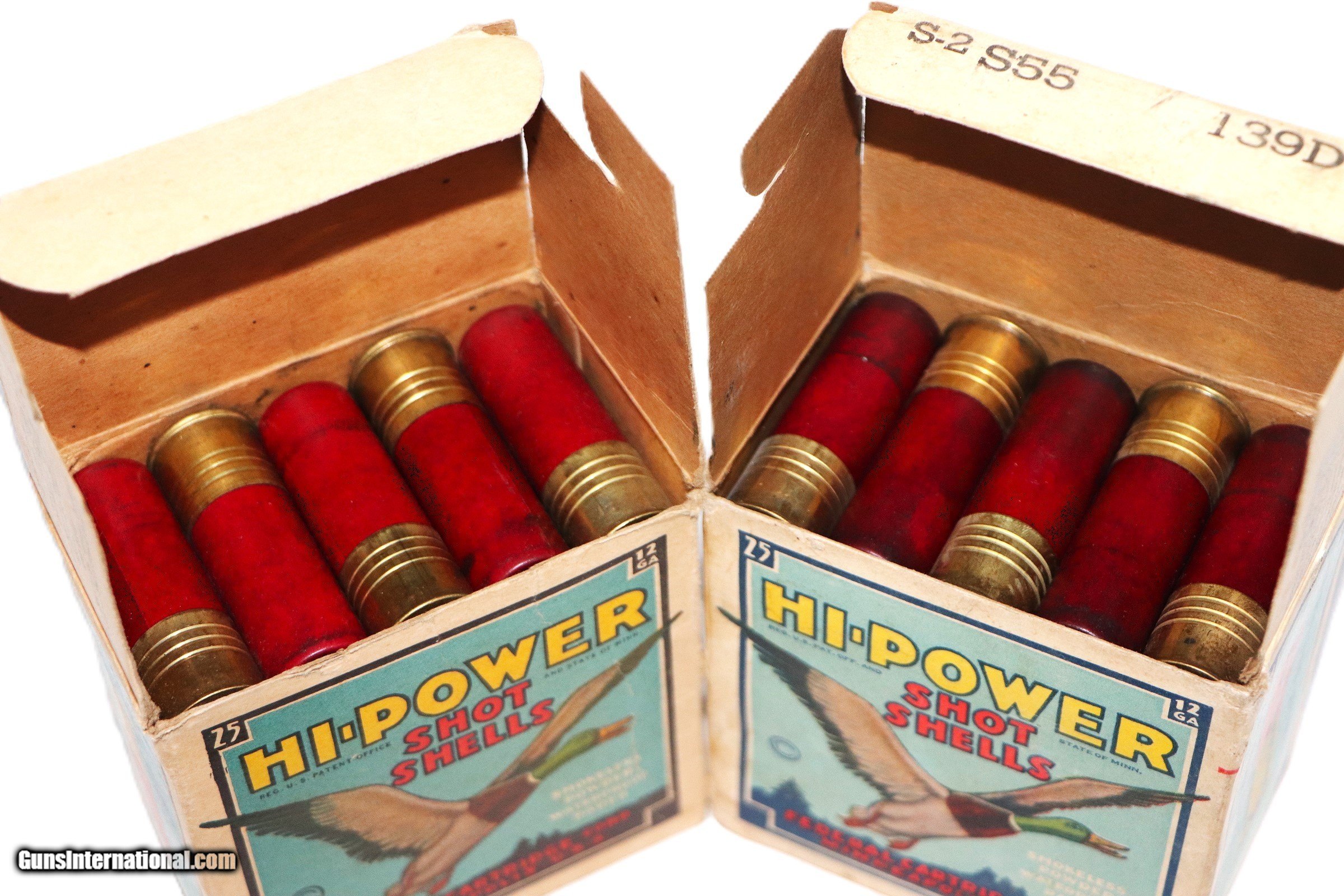Federal Hi-Power 12 Gauge Vintage Shot Shell Boxes - 50 Rounds