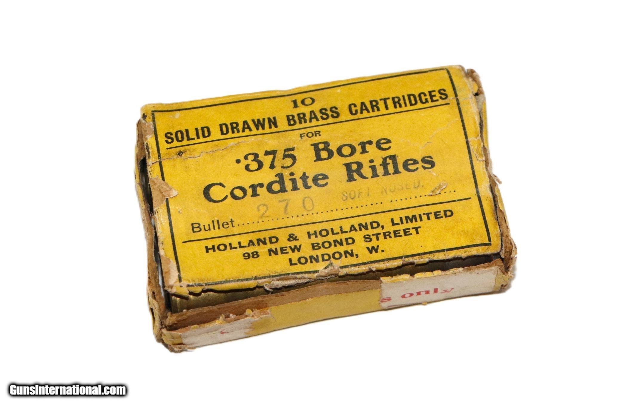 Holland & Holland 375 Bore for Cordite Rifles - 10 Rounds