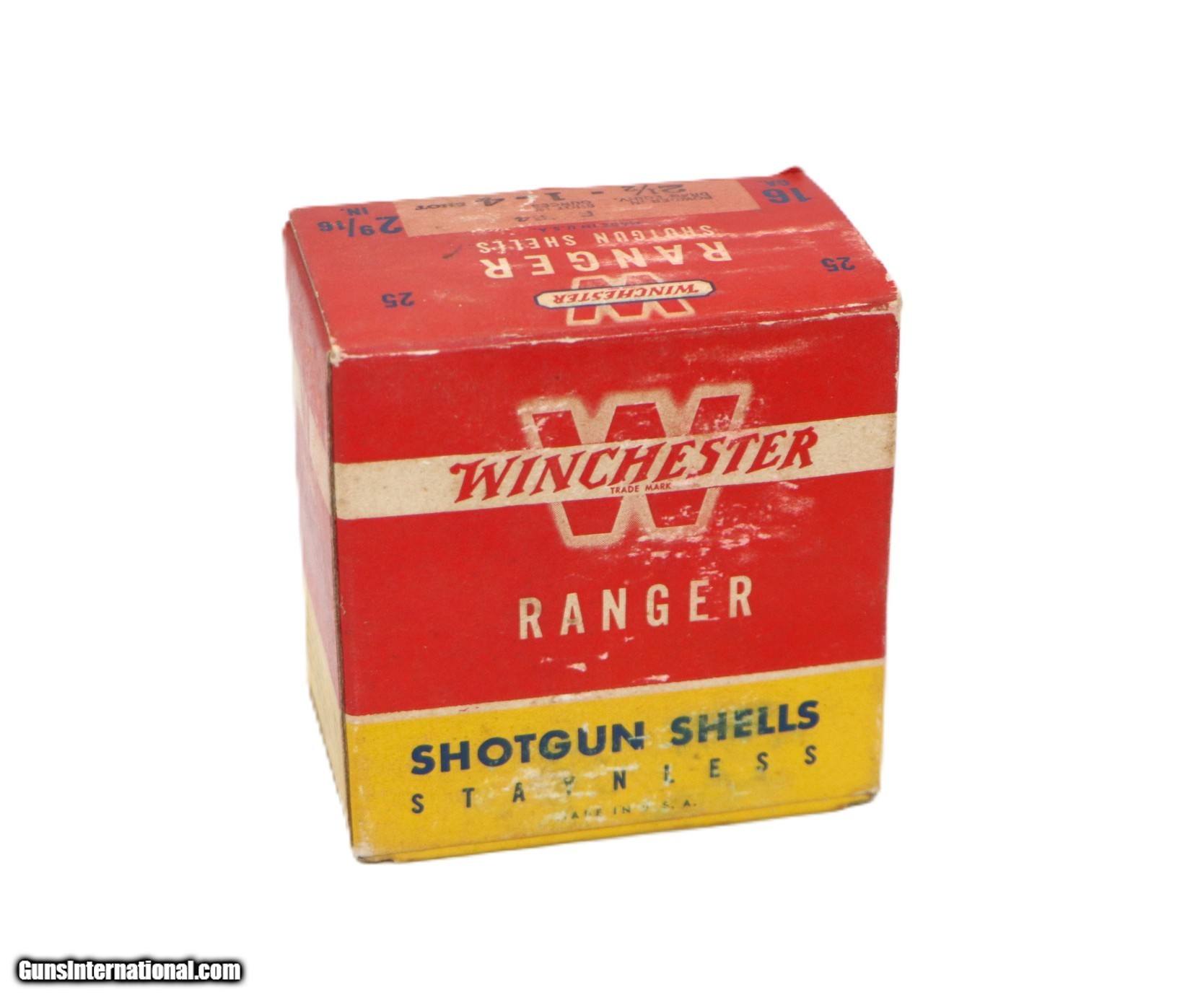 Winchester Ranger 16 Ga. 2-9/16" Shotgun Shells - 25 Rounds