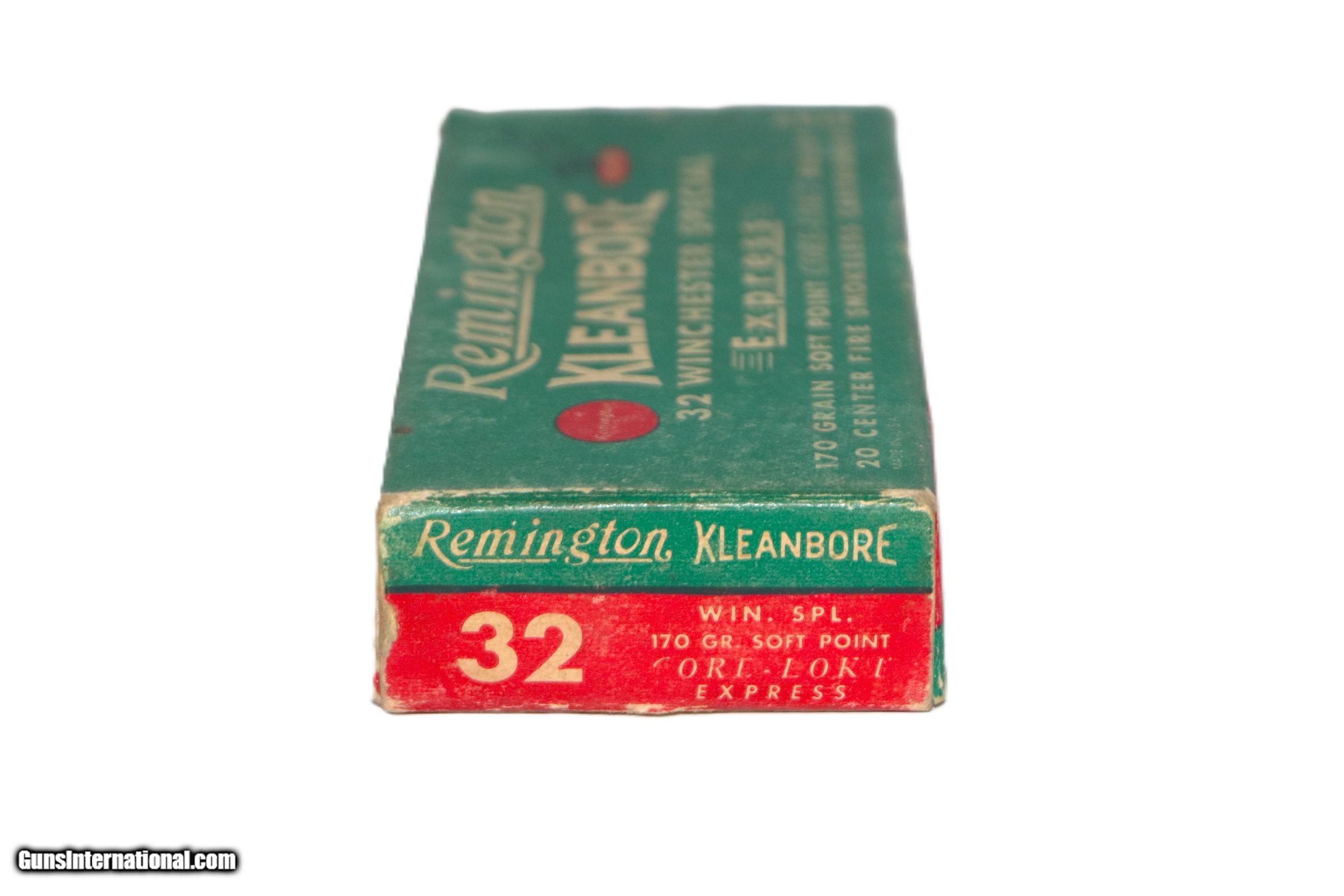Remington Kleanbore Exp 32 Win Special 170 Gr. SP Core-Lokt - 20 Rounds