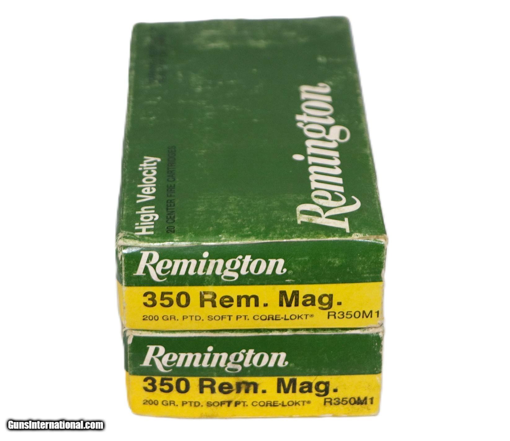 Remington .350 Remington Mag 200 Gr. Core-Lokt PSP - 20 Rounds for sale