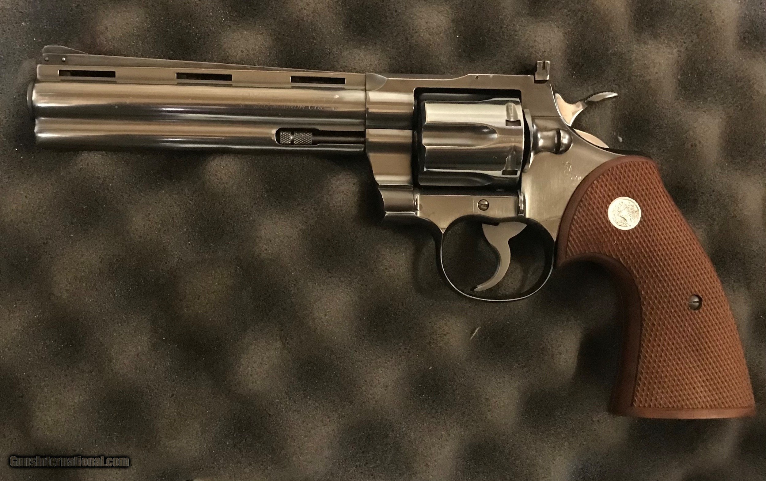 Colt Python (6 in, blue, 1957!)