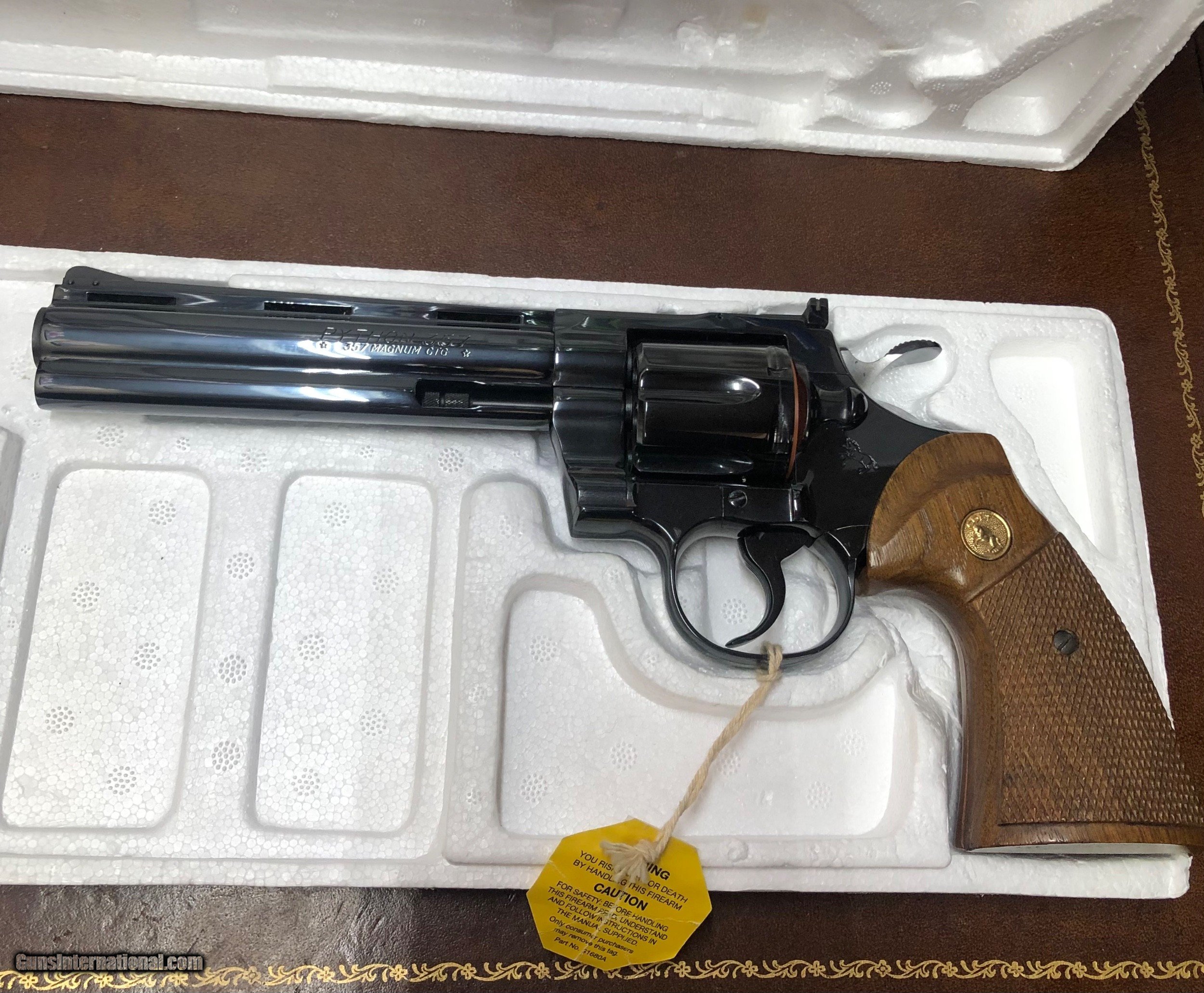 Colt Python (6 in, blue, orig. box)