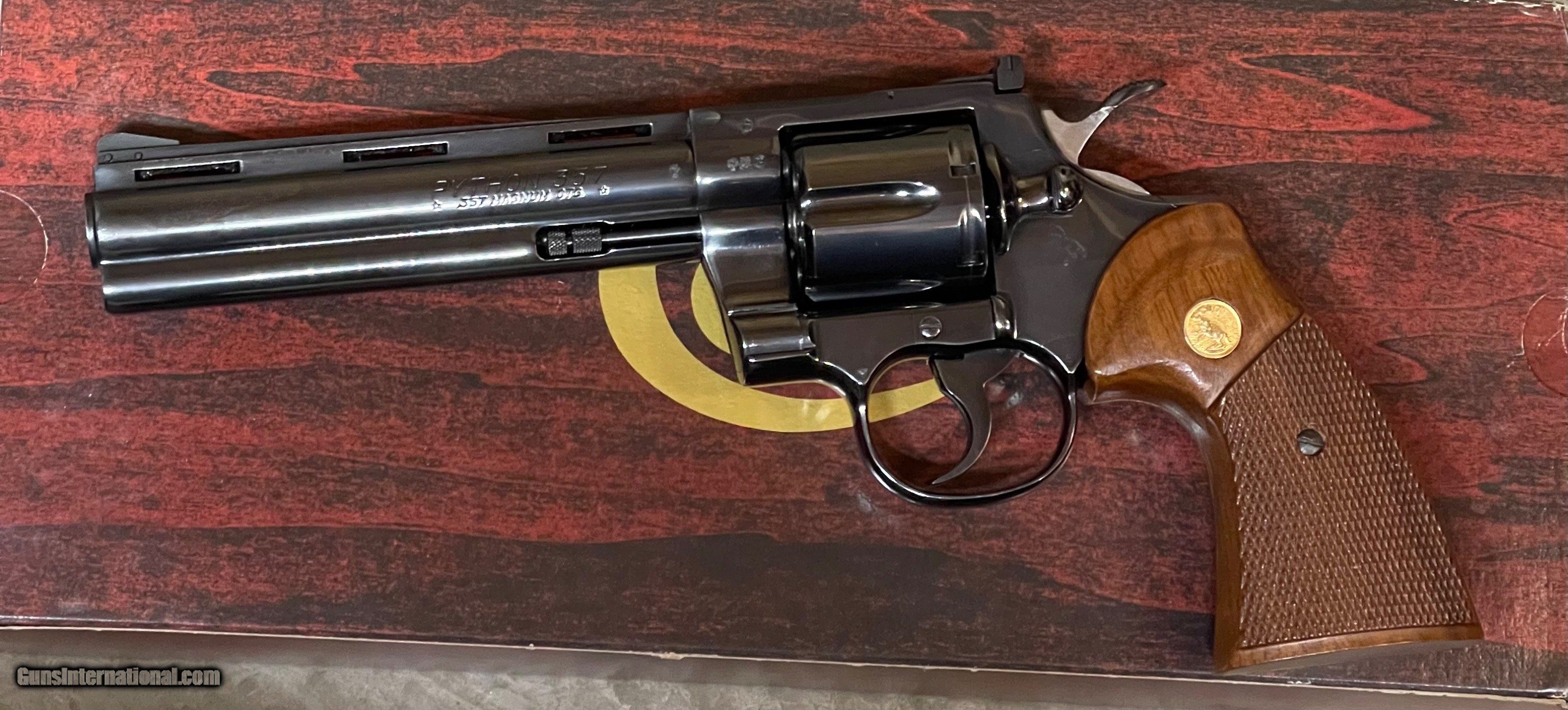 Colt Python (6 in, blue, box)